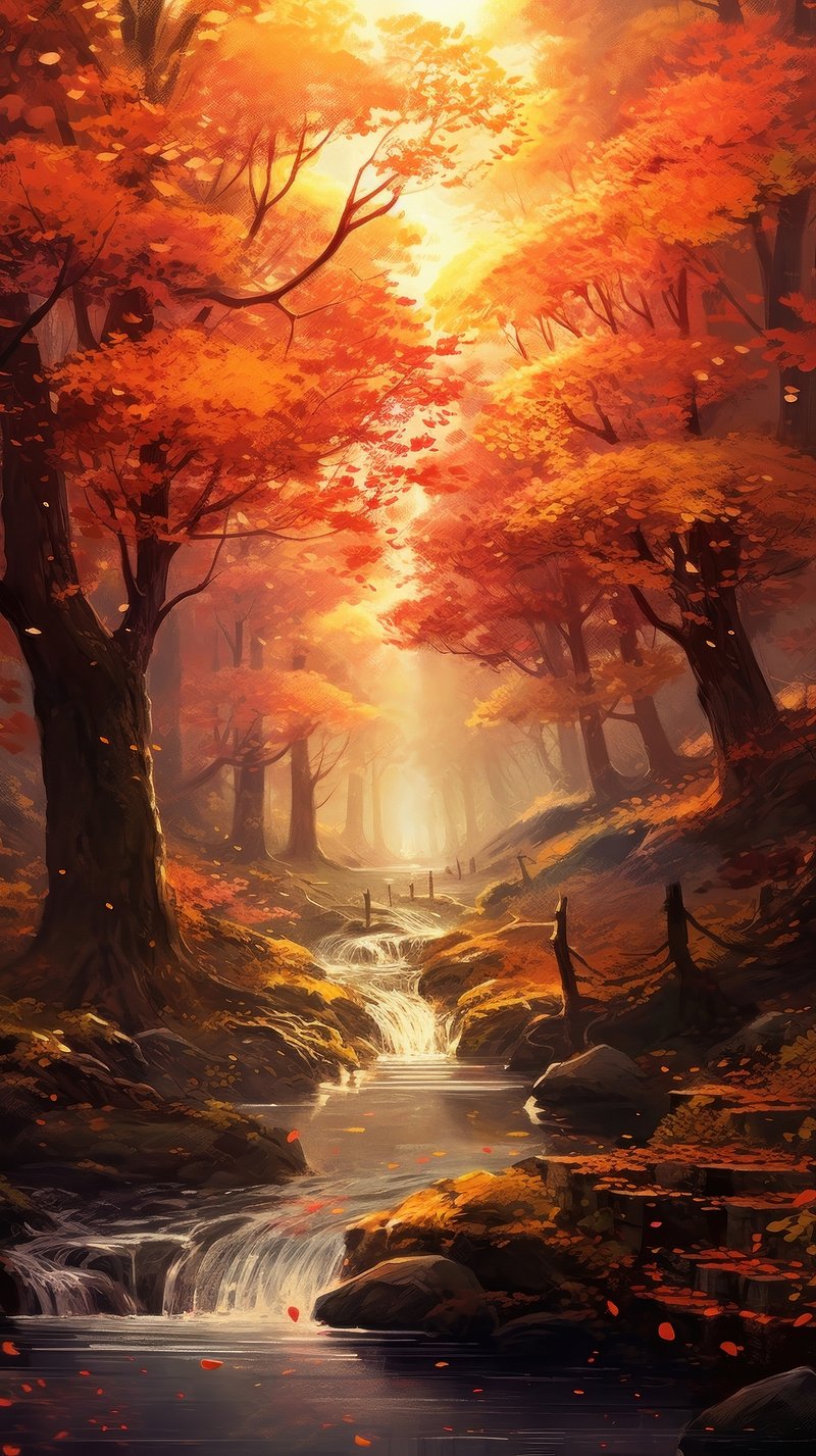 iPhone Forest Autumn Wallpapers - Wallpaper Cave
