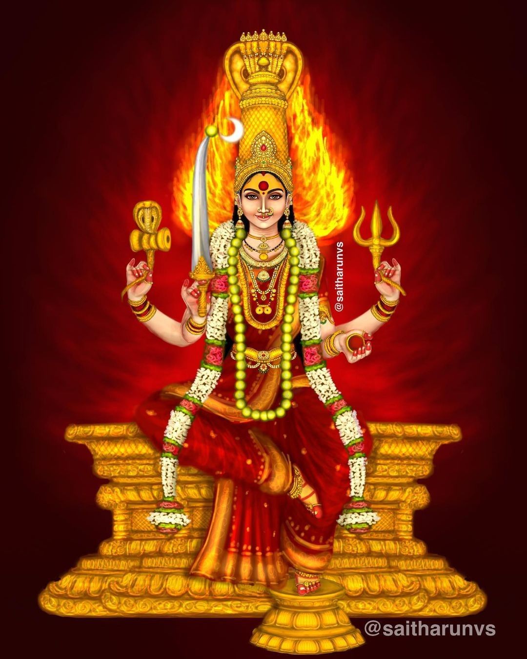 Durgai Amman Wallpapers - Wallpaper Cave