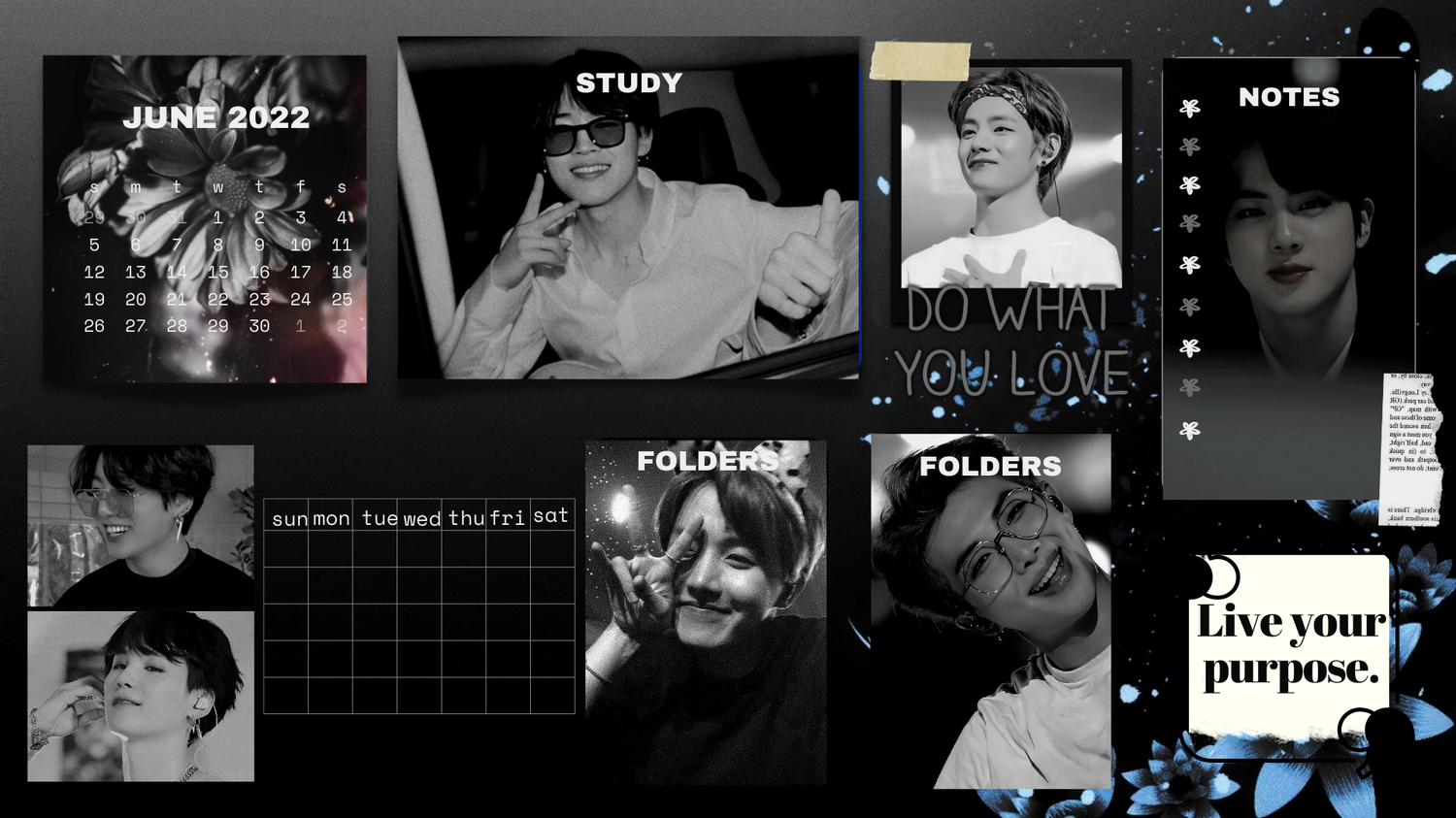 Dark Aesthetic BTS PC Wallpapers - Wallpaper Cave