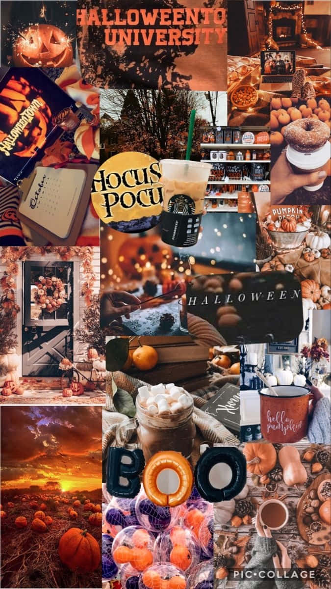 Halloween Fall Collages Wallpapers - Wallpaper Cave