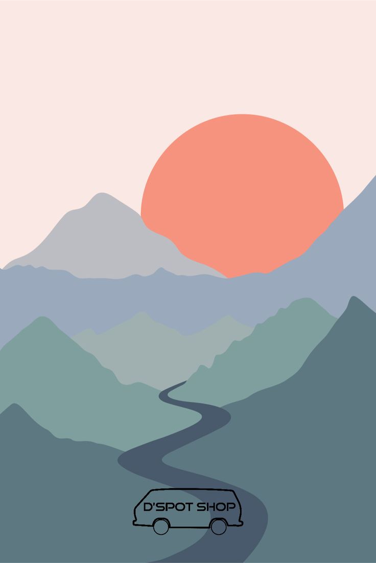 Abstract Mountain Ranges With Sunset Wallpapers - Wallpaper Cave