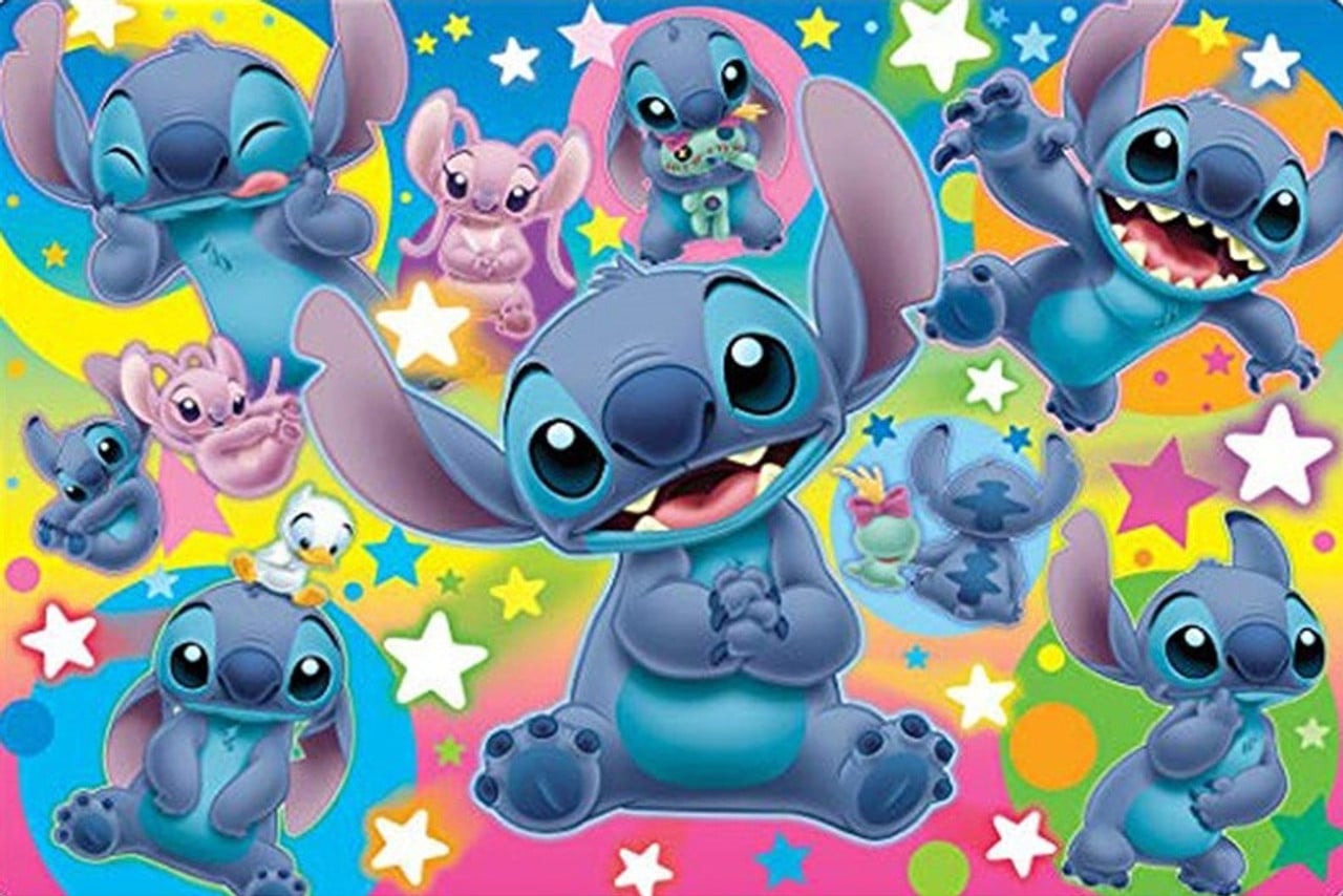 Stitch And Angel Collage Wallpapers - Wallpaper Cave