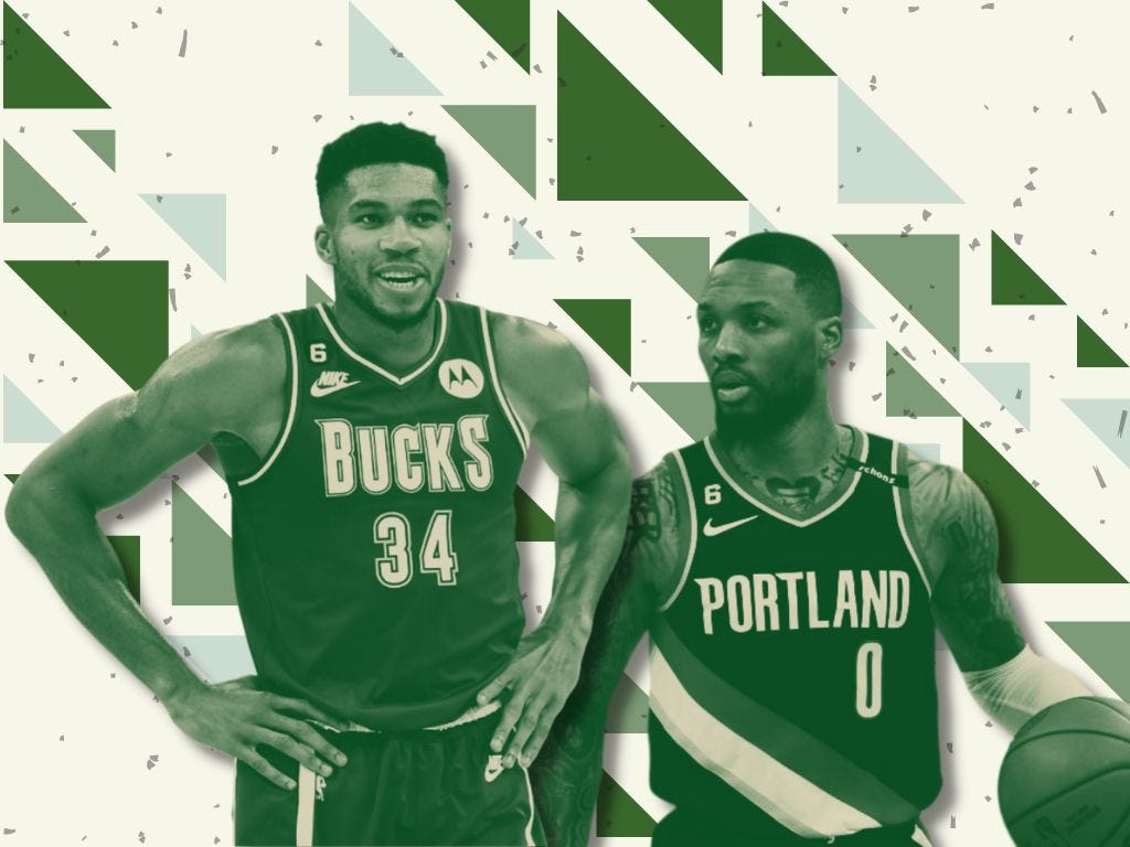 Giannis Antetokounmpo And Damian Lillard Wallpapers - Wallpaper Cave