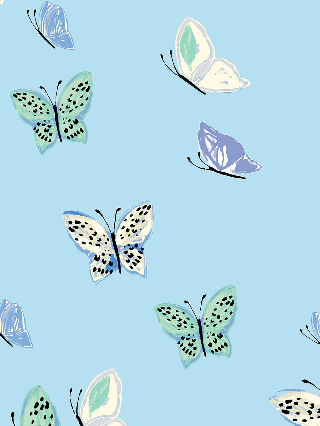 Blue Preppy Butterfly Wallpapers - Wallpaper Cave