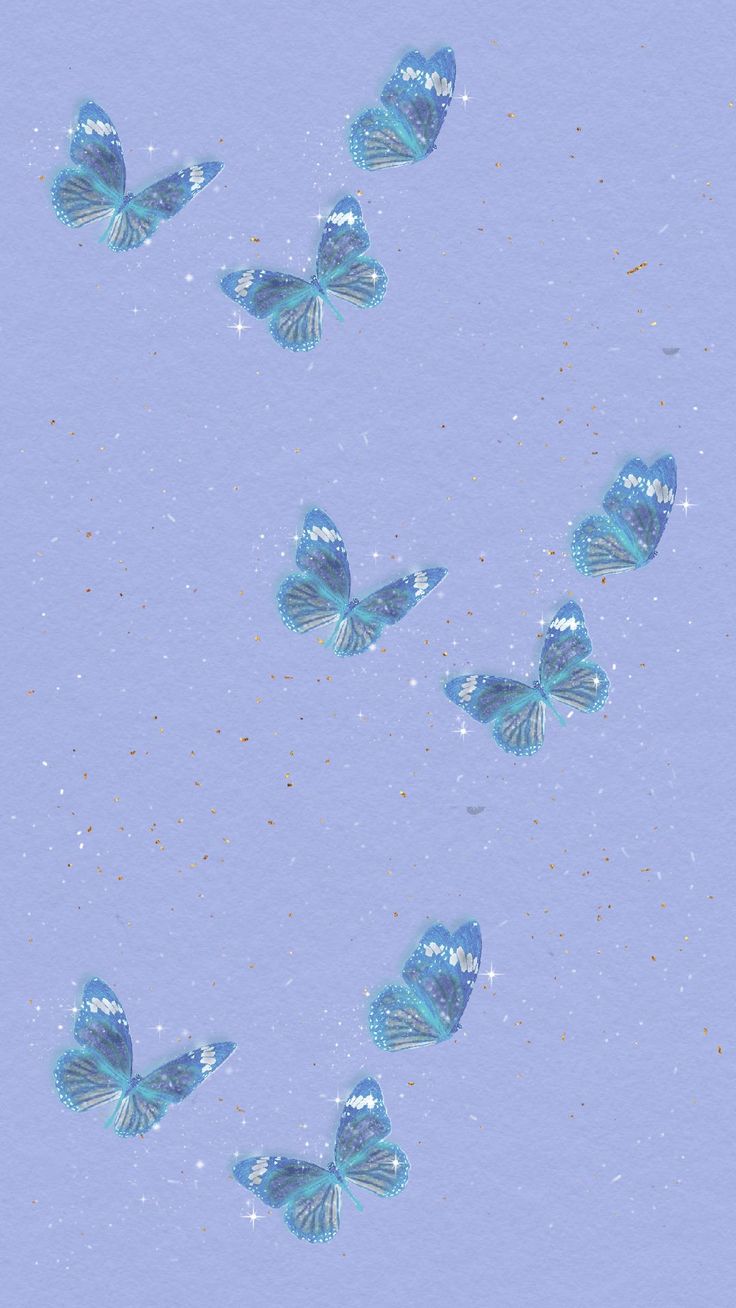 Blue Preppy Butterfly Wallpapers - Wallpaper Cave