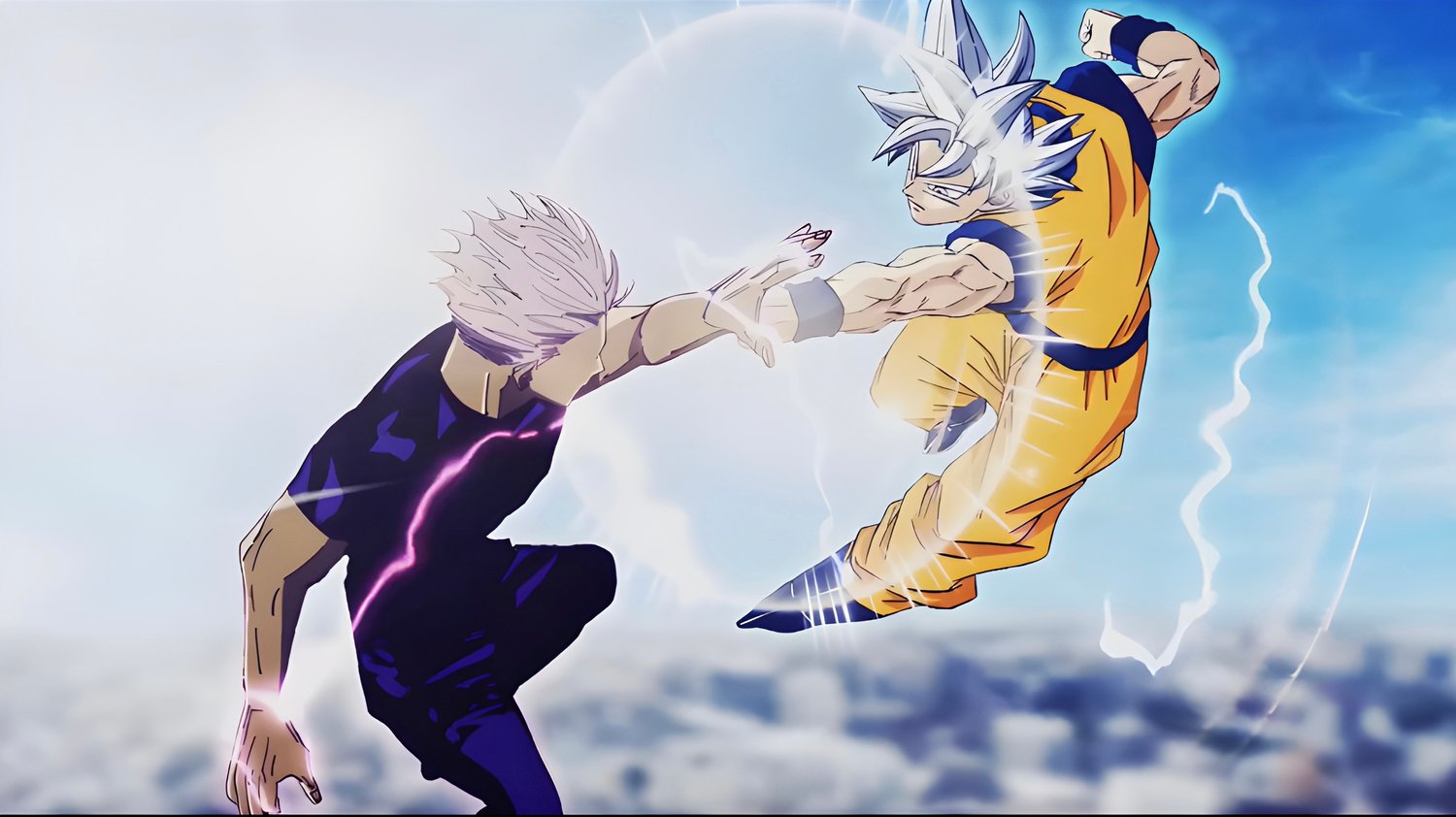 Goku Vs Gojo Wallpapers - Wallpaper Cave