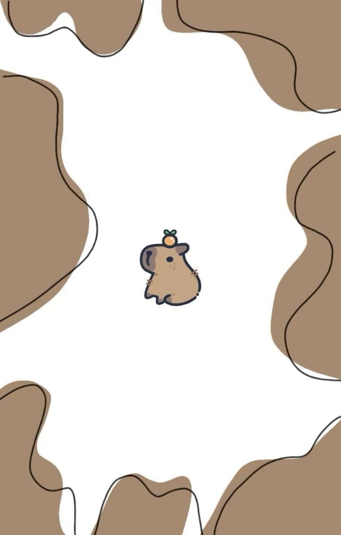 Capybara Cartoon Wallpapers - Wallpaper Cave