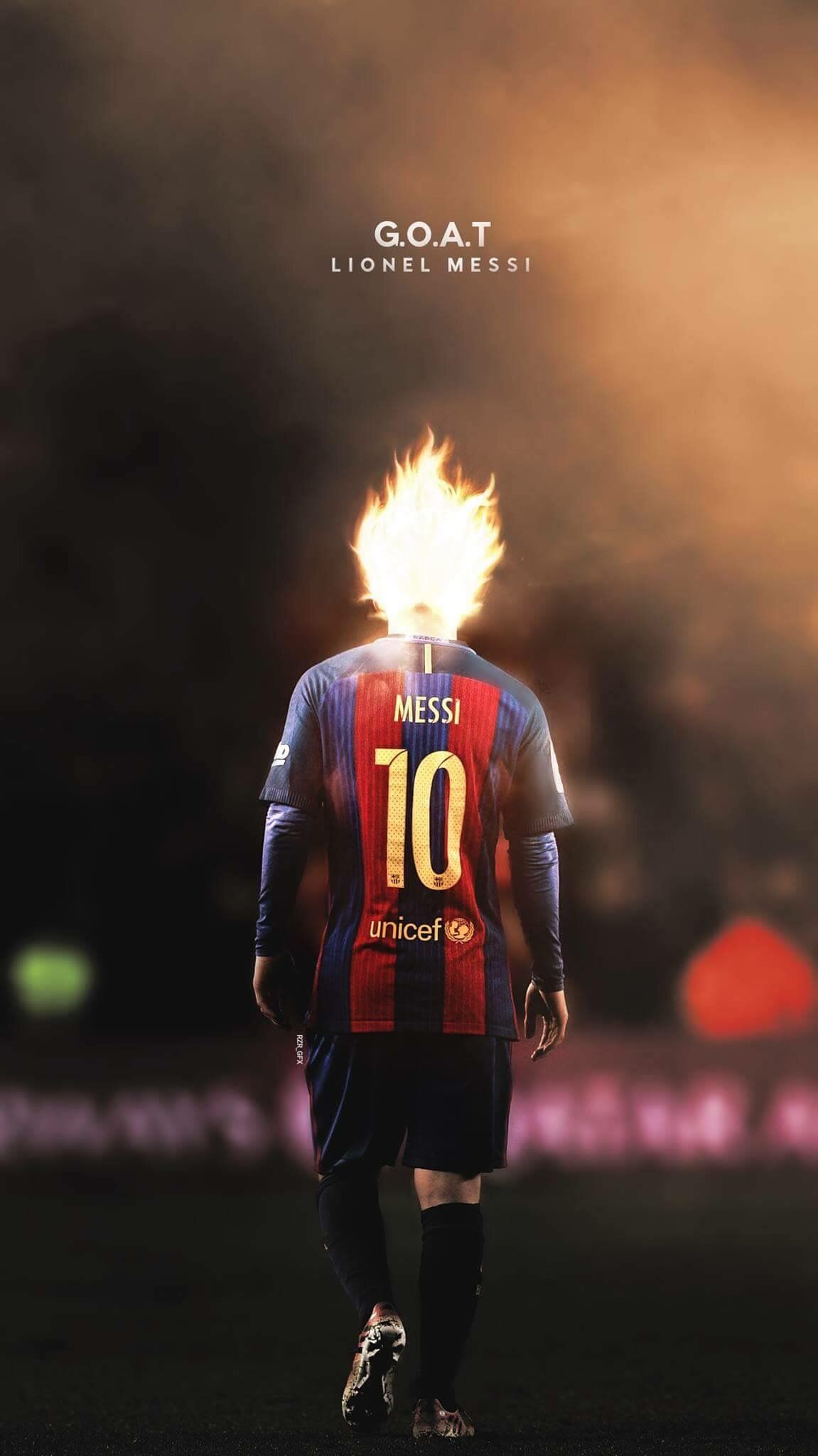 Fire Lionel Messi Widescreen This Is The Sport I Play And I Love.