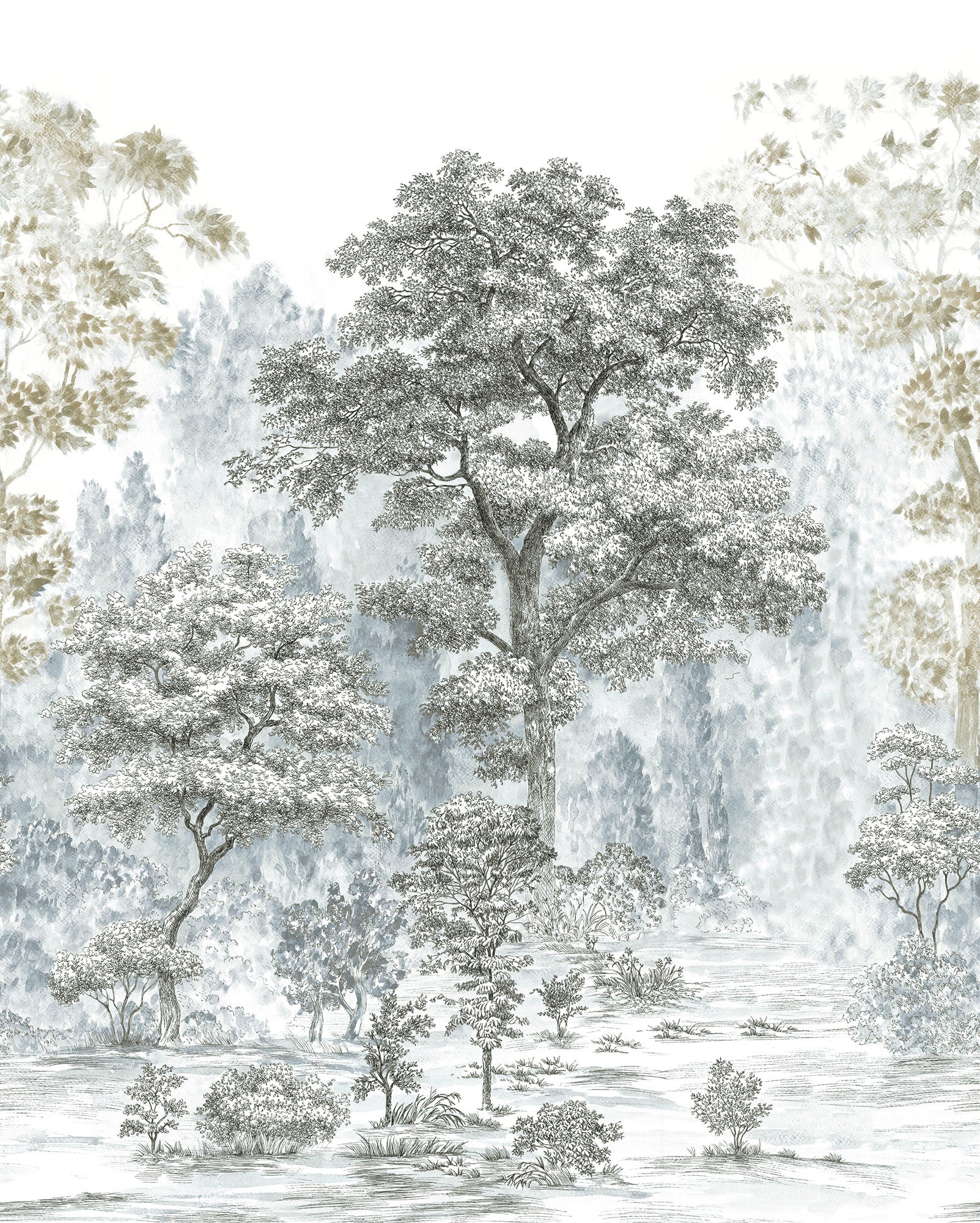 Forest Drawings Wallpapers - Wallpaper Cave