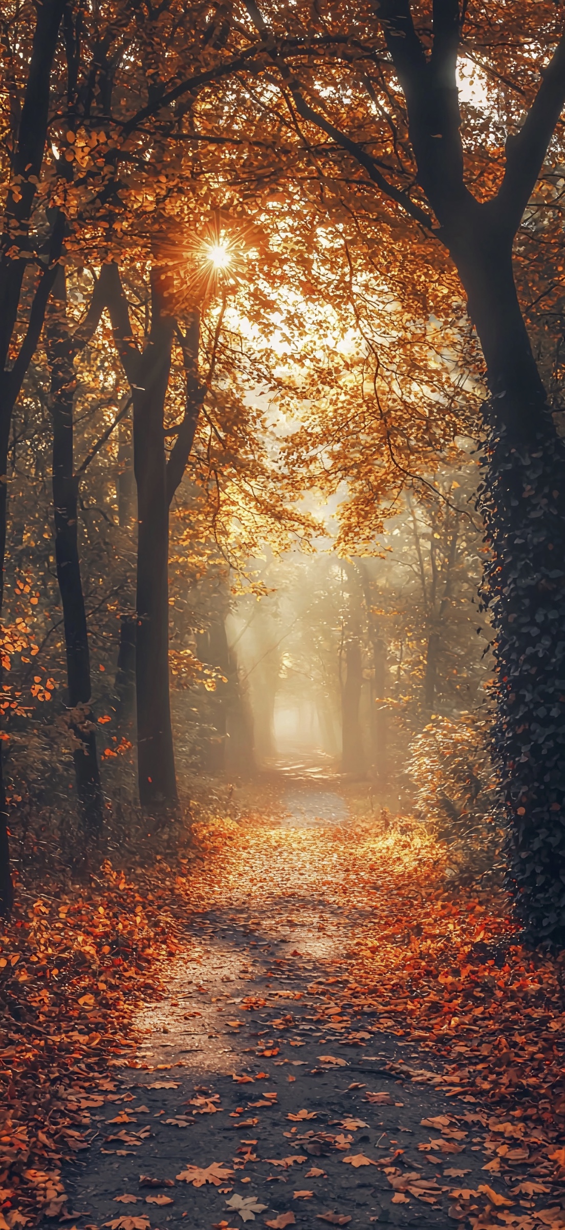 iPhone Forest Autumn Wallpapers - Wallpaper Cave