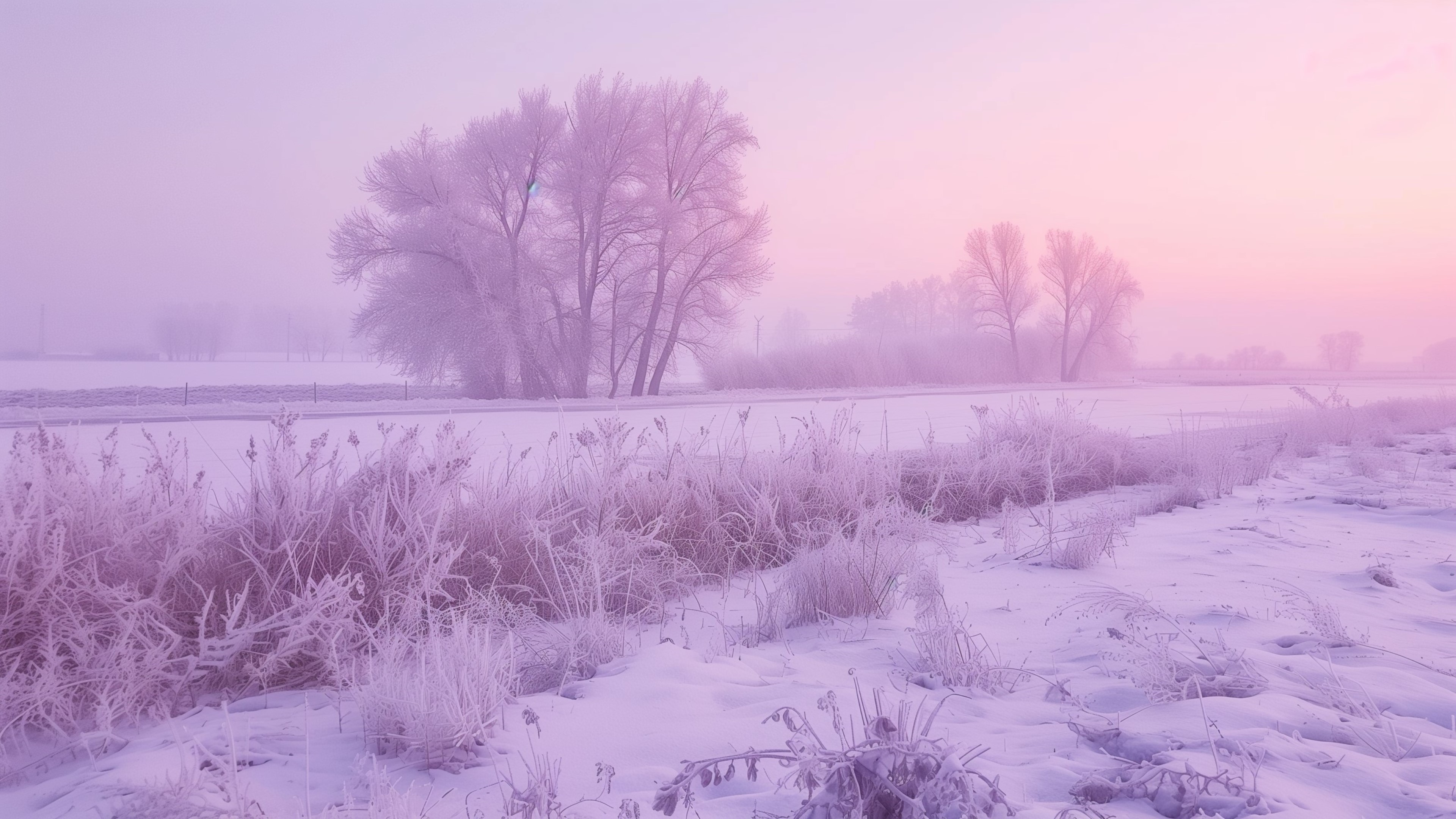 Winter Pink 4k Desktop Wallpapers - Wallpaper Cave