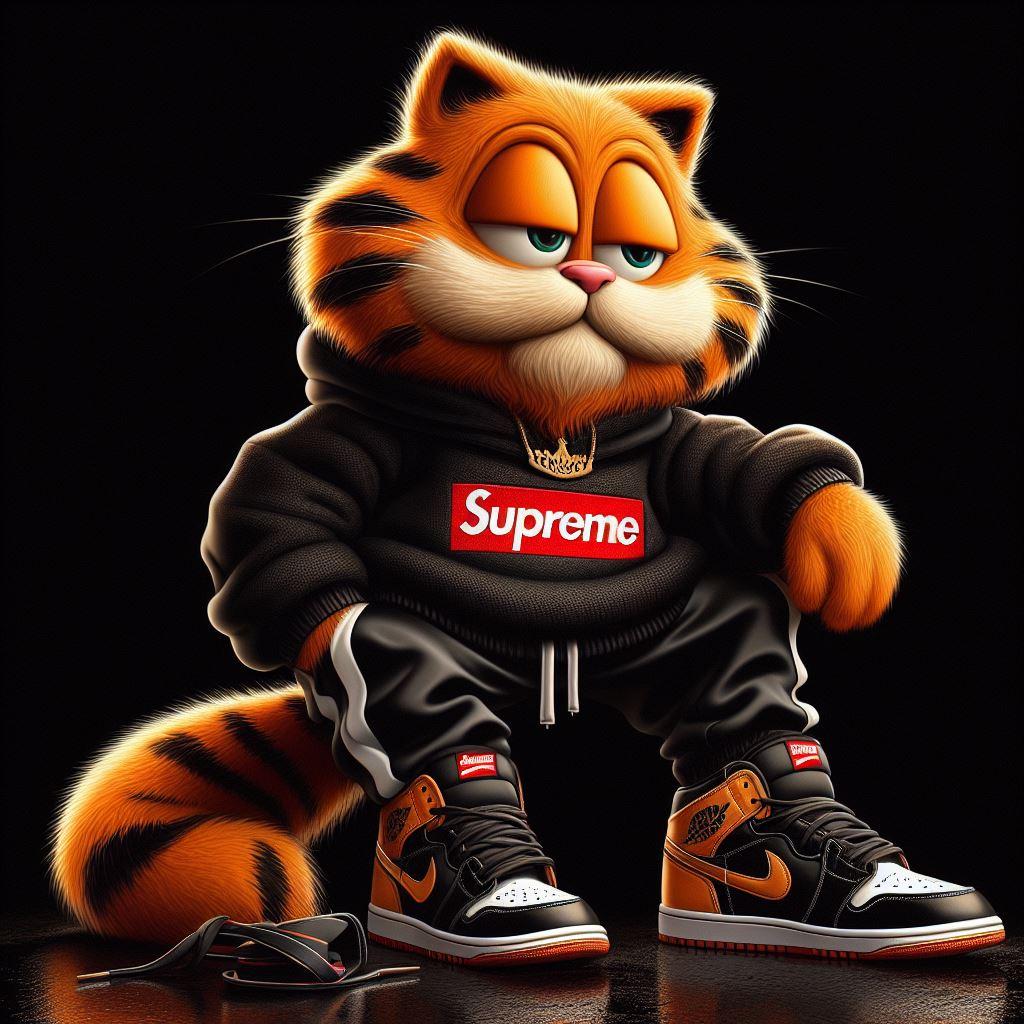 Drippy Garfield Wallpapers - Wallpaper Cave