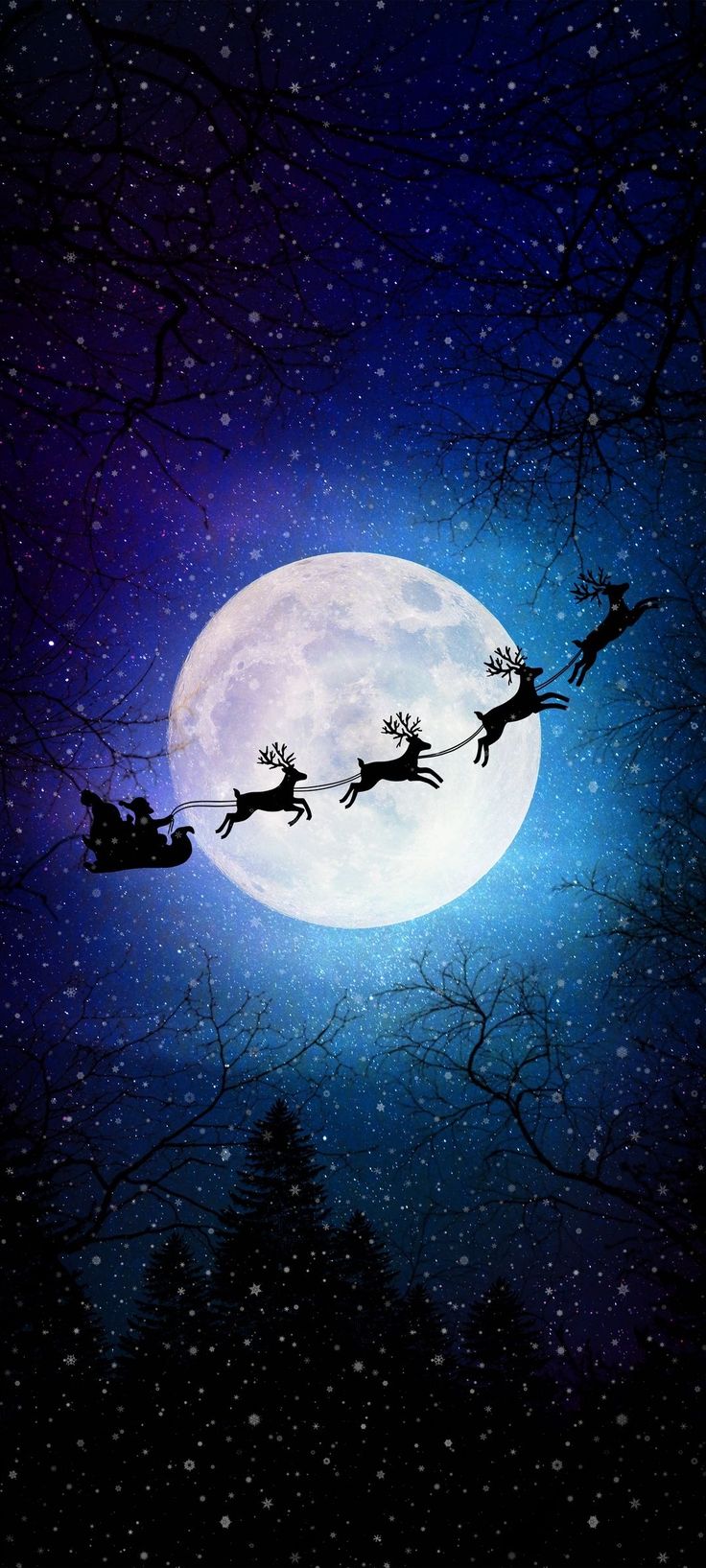 Santa Flying Wallpapers - Wallpaper Cave