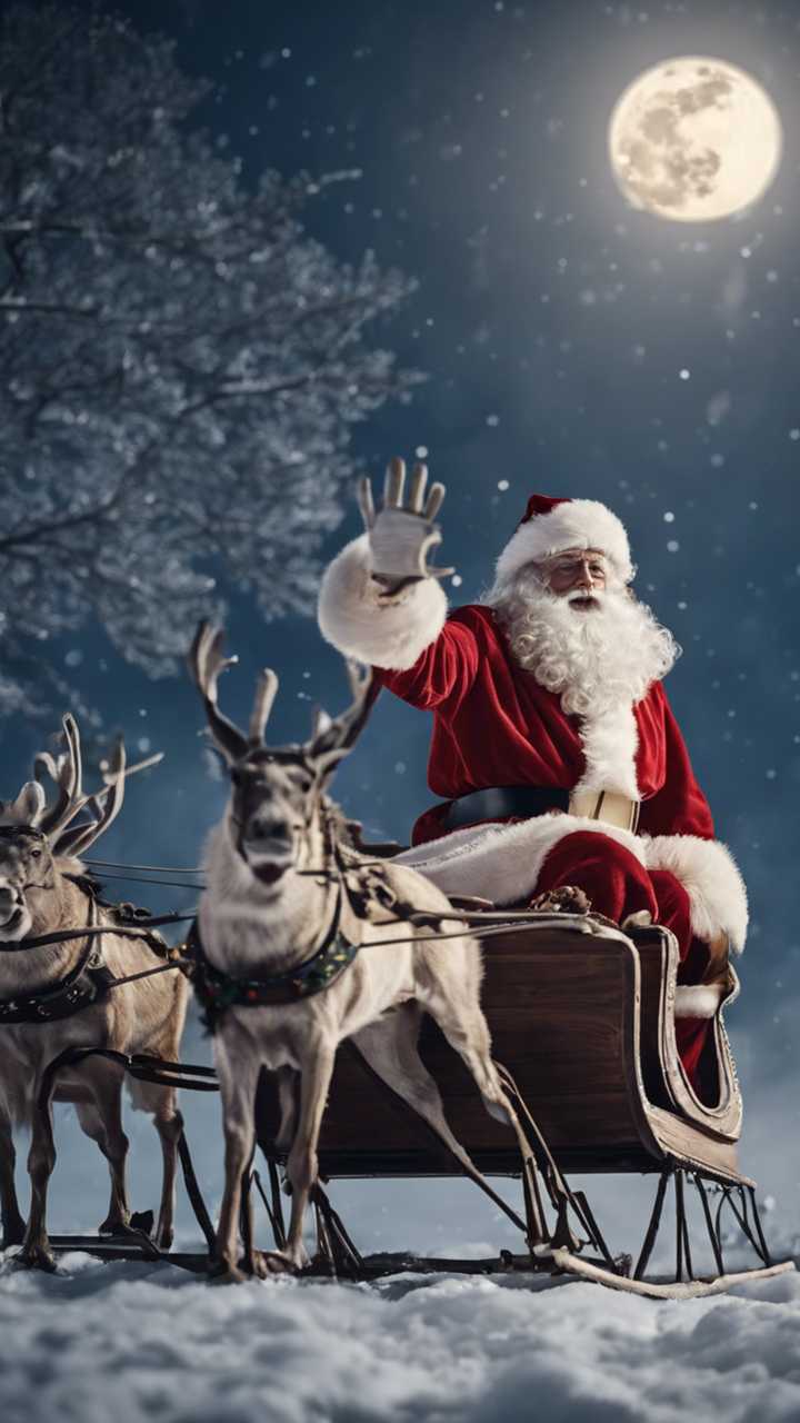 Santa Flying Wallpapers - Wallpaper Cave