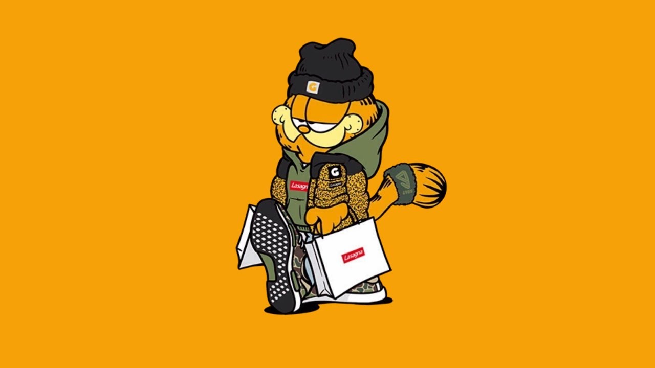 Drippy Garfield Wallpapers - Wallpaper Cave