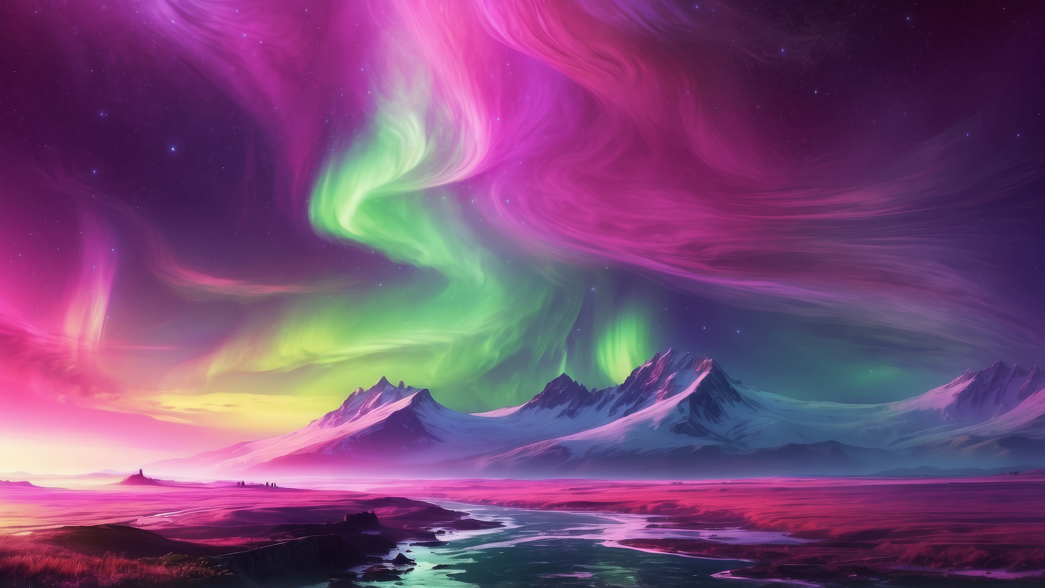Purple Aurora Wallpapers - Wallpaper Cave