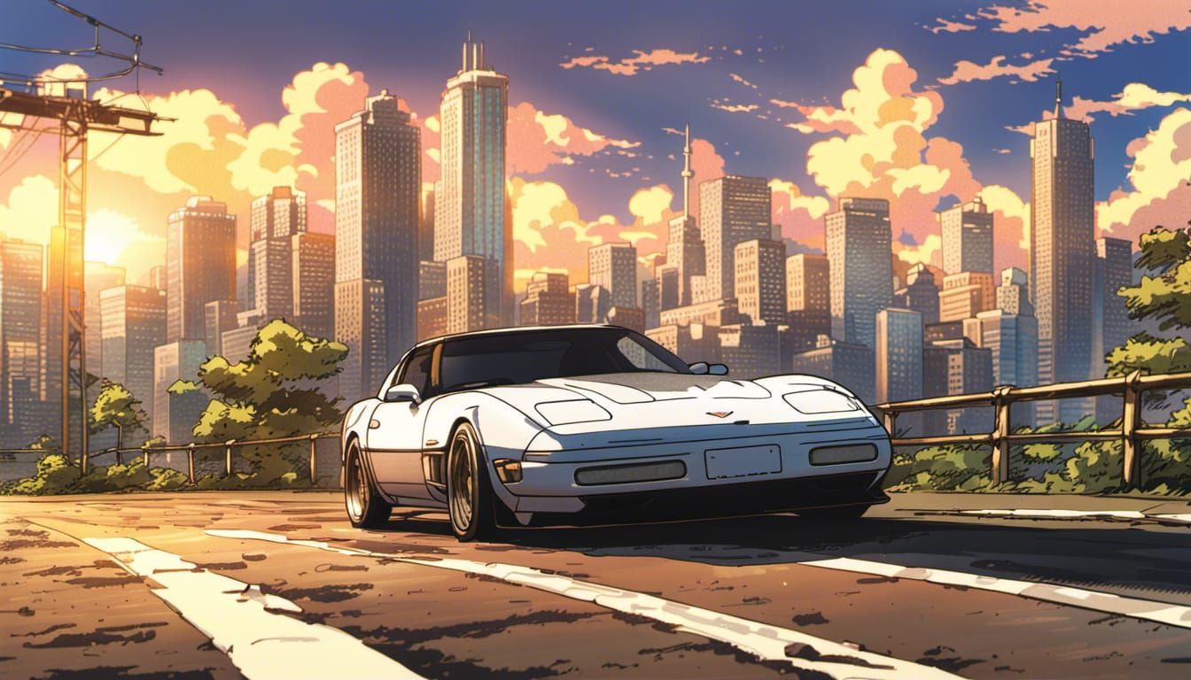 Cars Anime Style Wallpapers - Wallpaper Cave