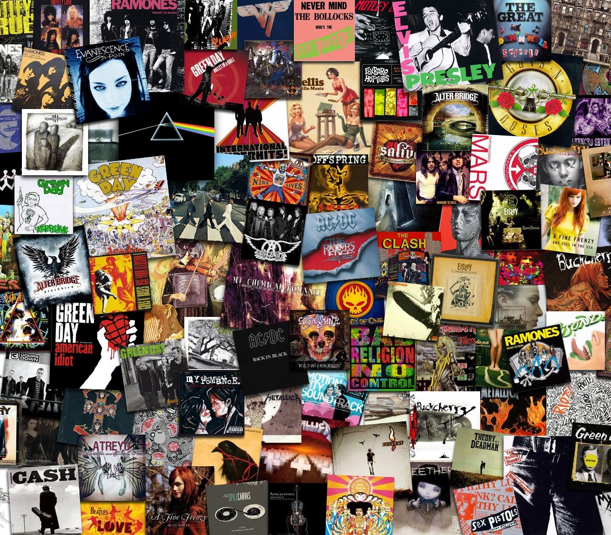 Album Covers Collage Wallpapers - Wallpaper Cave