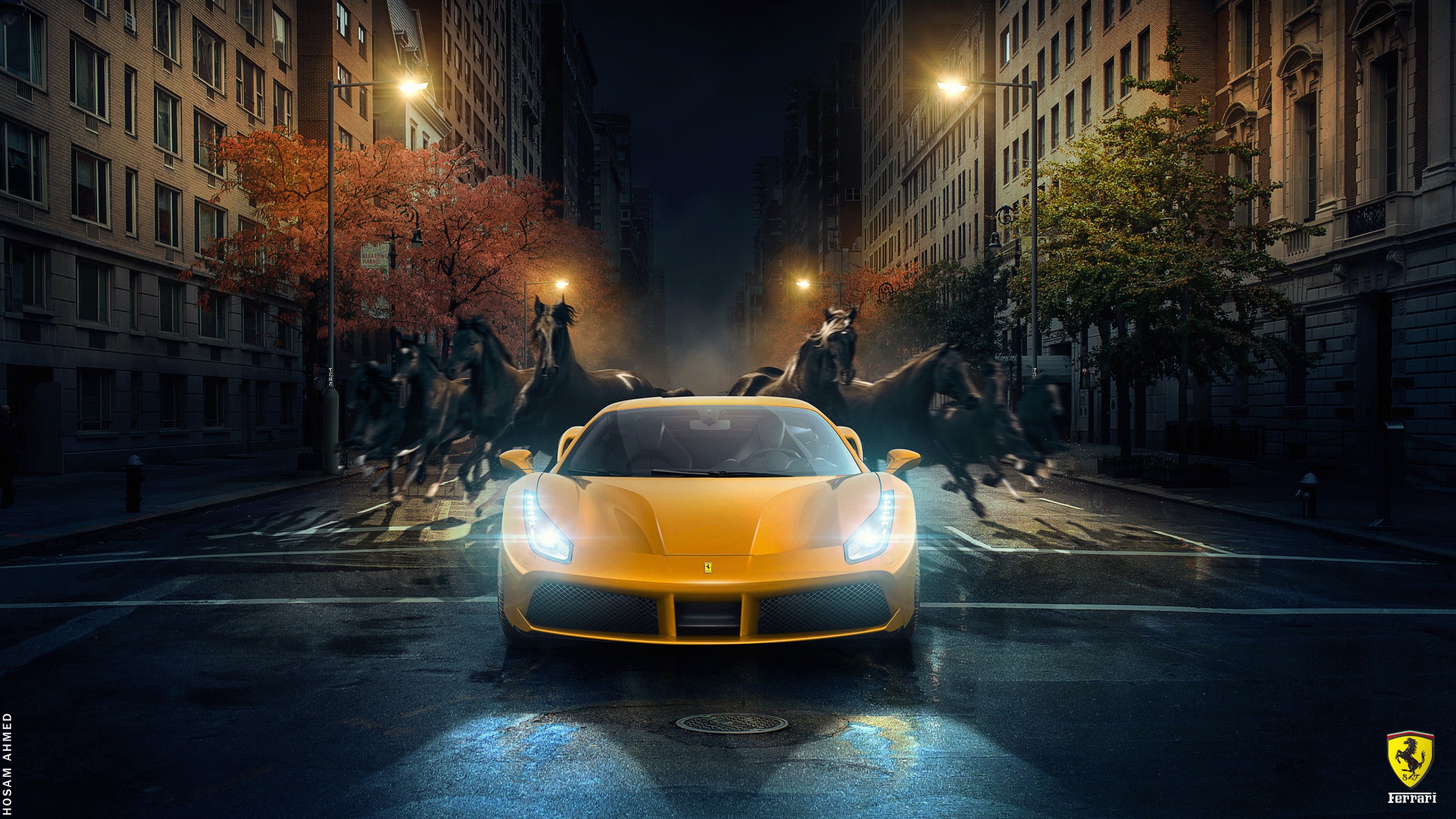 Ferrari Night Wallpapers - Wallpaper Cave