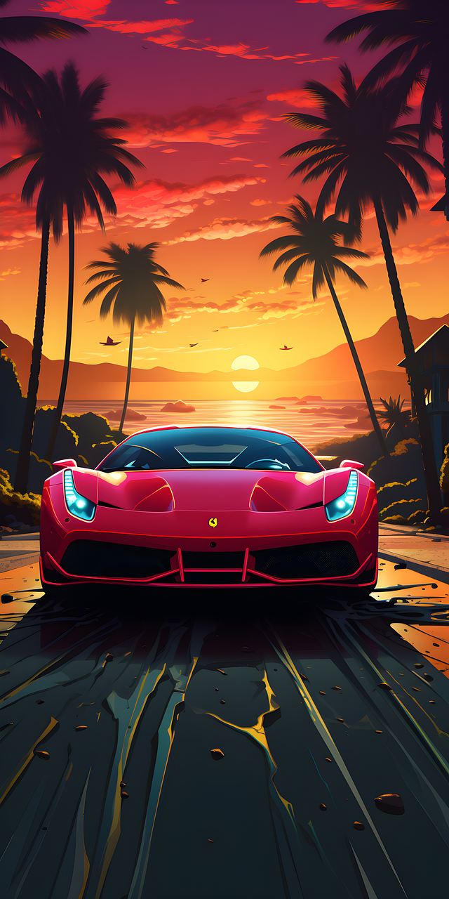 Ferrari Night Wallpapers - Wallpaper Cave