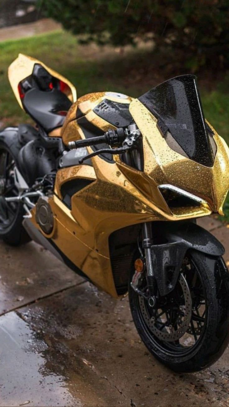 Gold Motorcycle Wallpapers - Wallpaper Cave