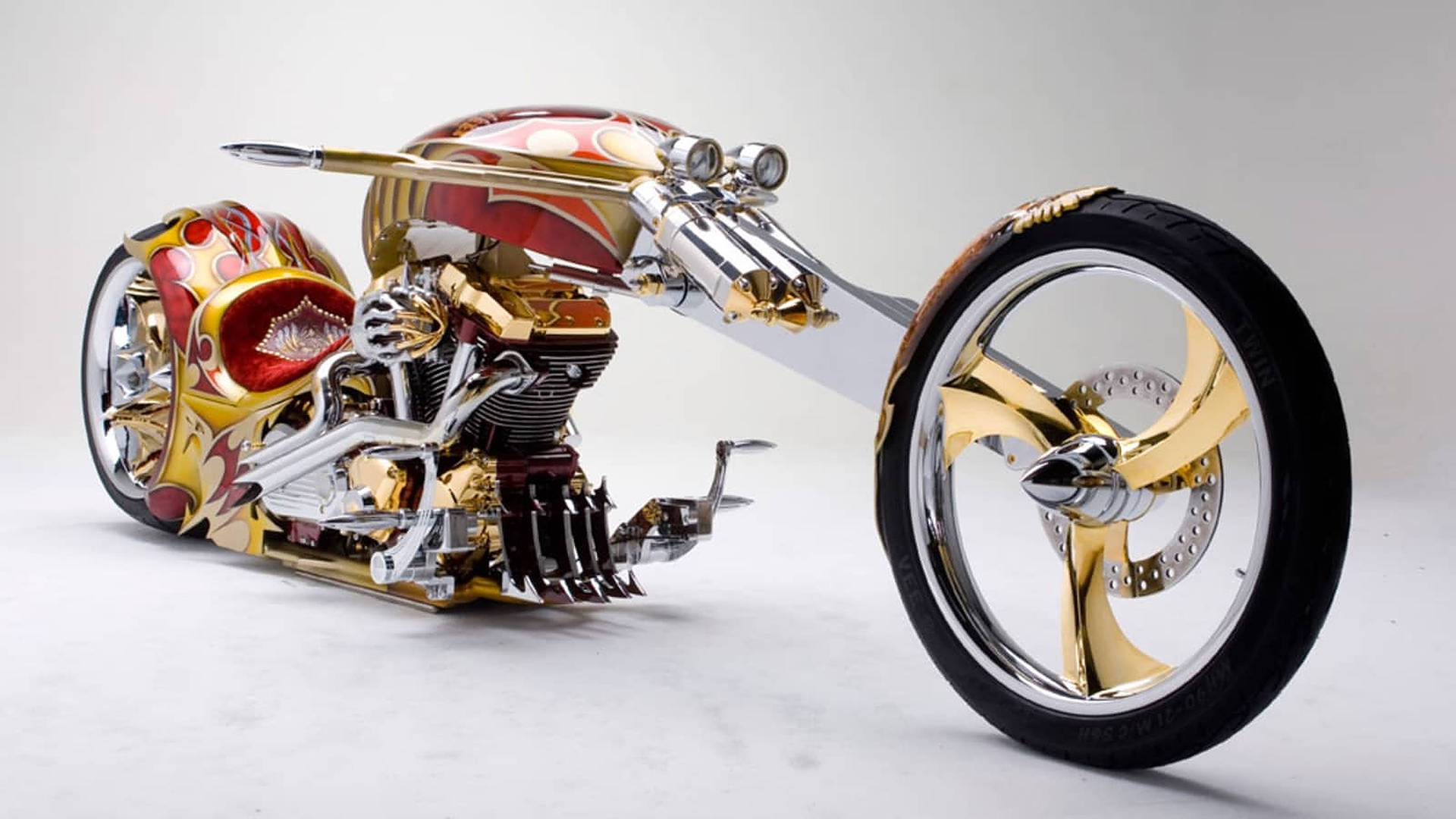 Gold Motorcycle Wallpapers - Wallpaper Cave