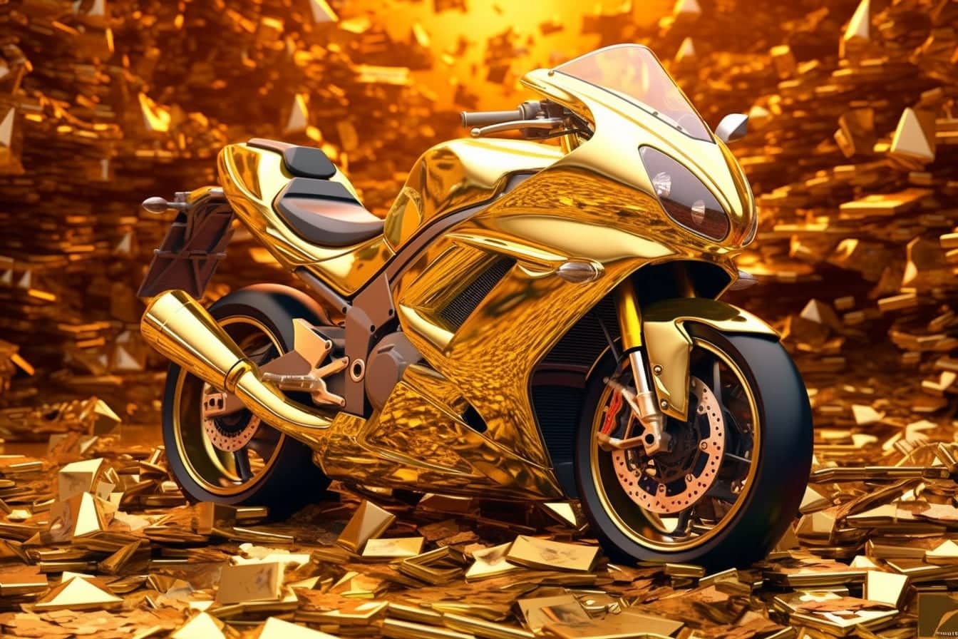 Gold Motorcycle Wallpapers - Wallpaper Cave