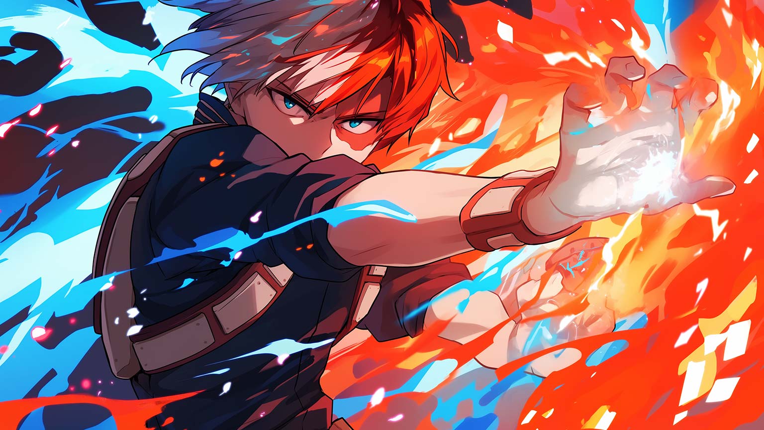 Todoroki Manga Desktop Wallpapers - Wallpaper Cave