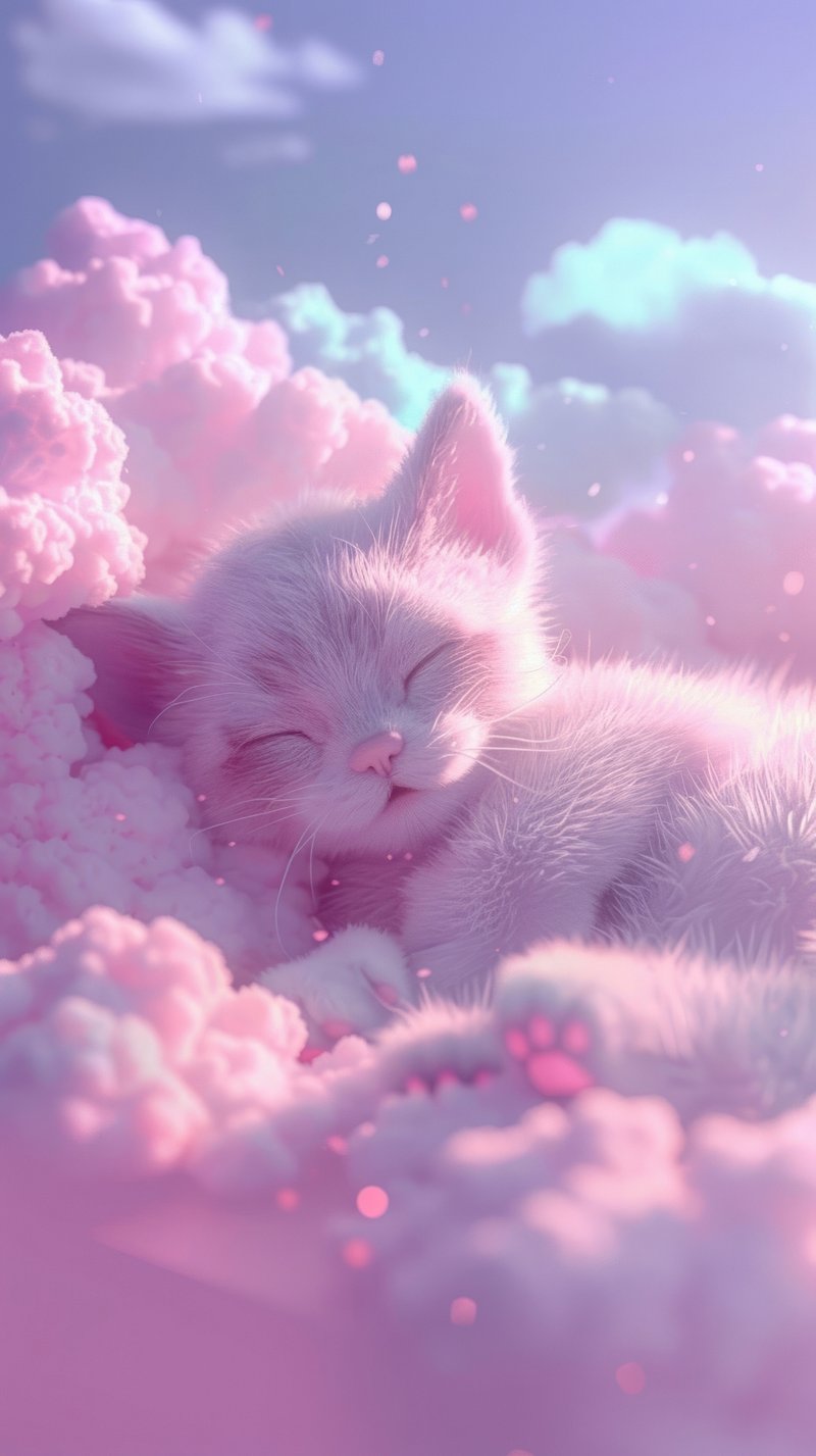 Purple Kitten Wallpapers - Wallpaper Cave