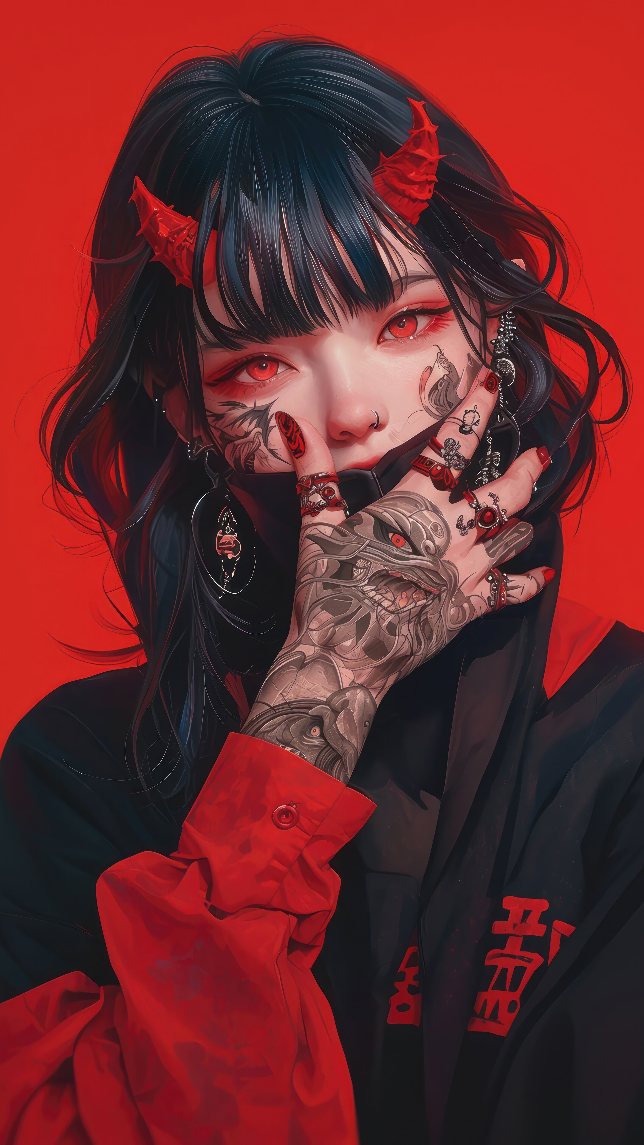 Red Eye Girl Wallpapers - Wallpaper Cave