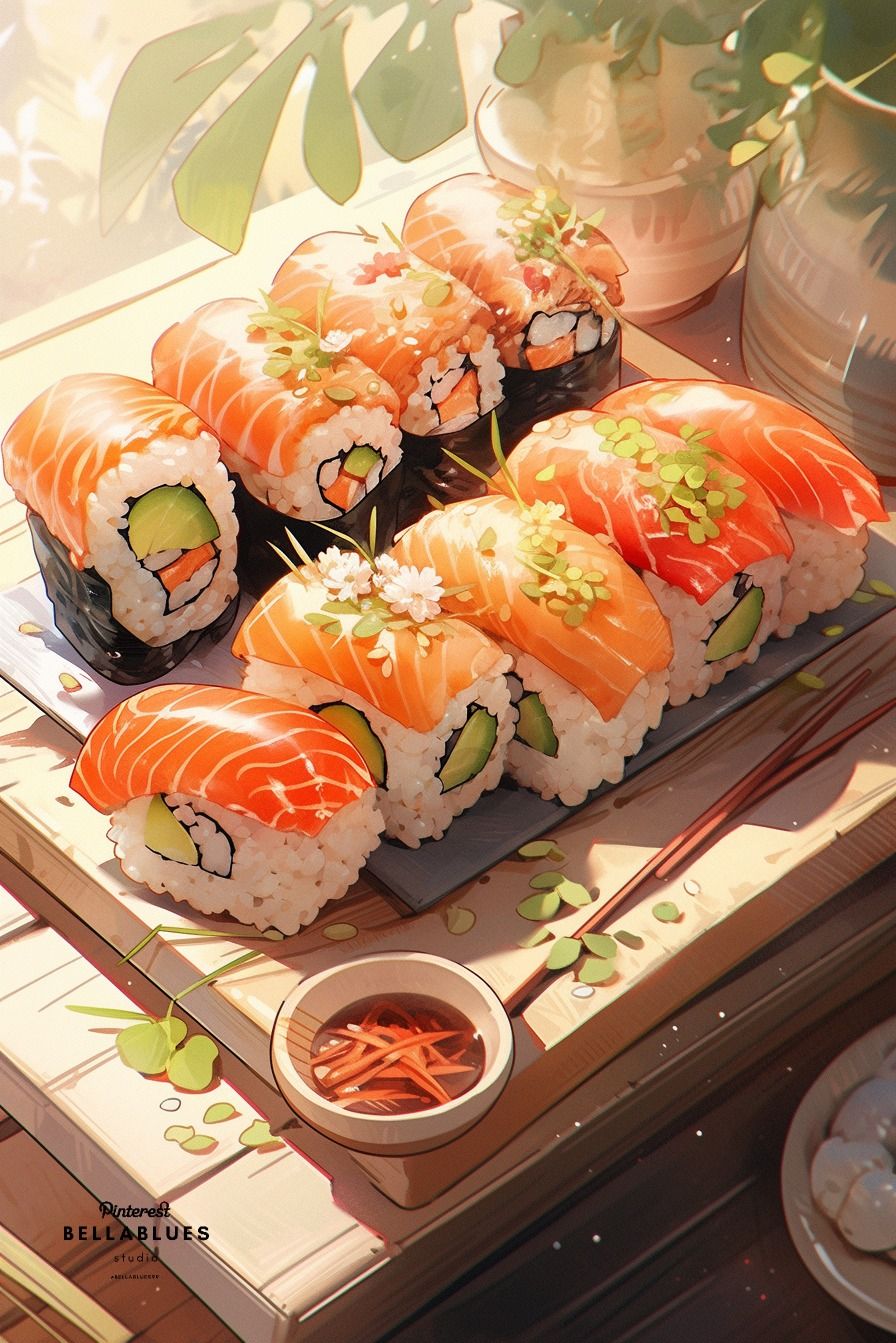Sushi Aesthetic Wallpapers - Wallpaper Cave