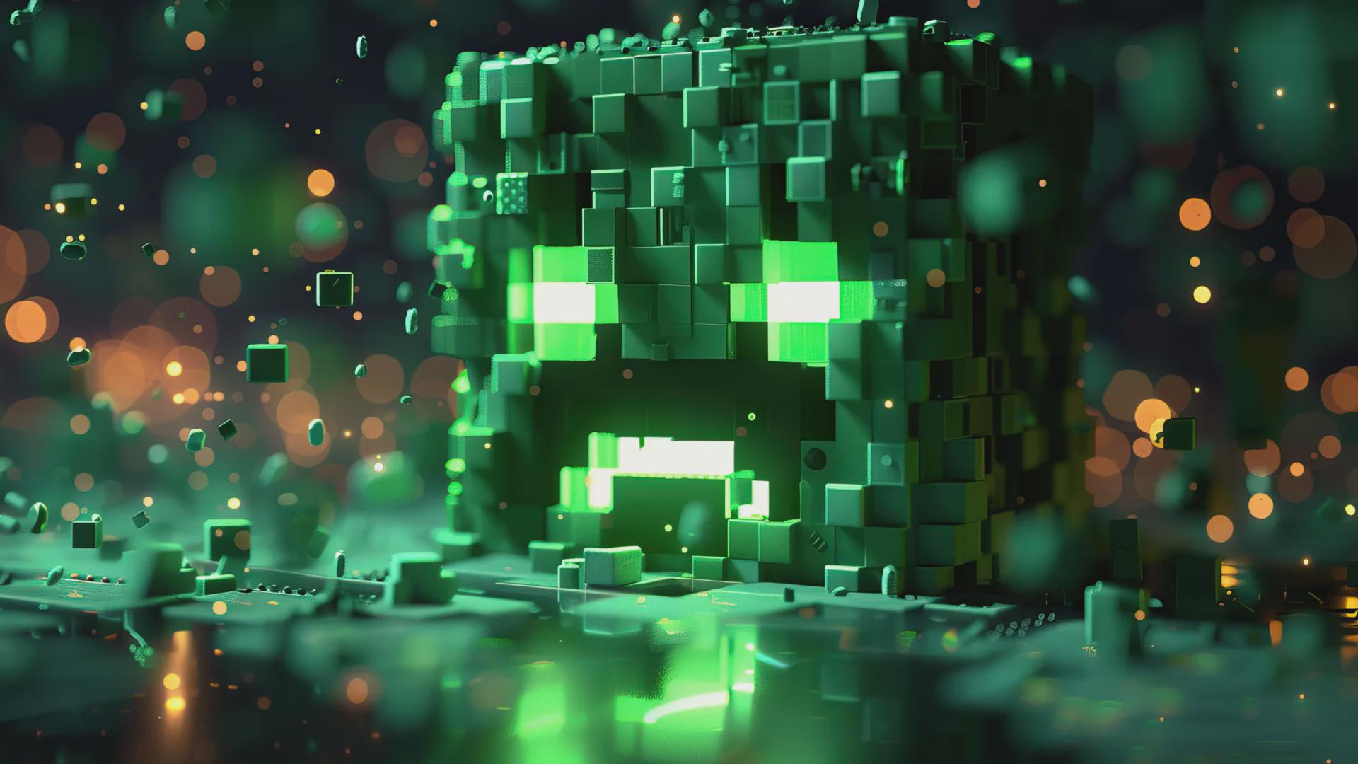 Green Minecraft Wallpapers - Wallpaper Cave