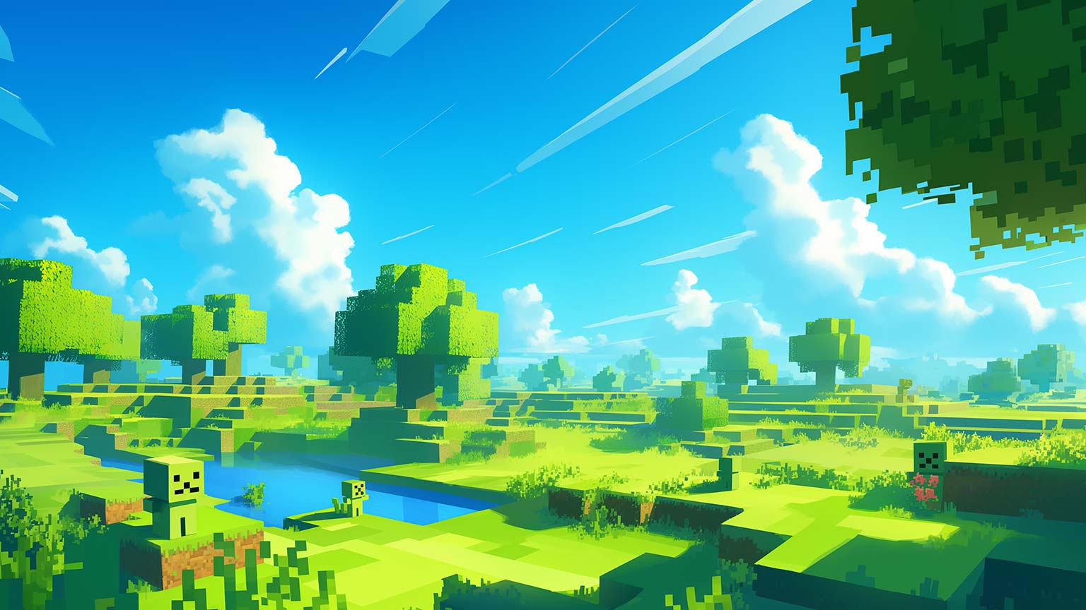 Green Minecraft Wallpapers - Wallpaper Cave