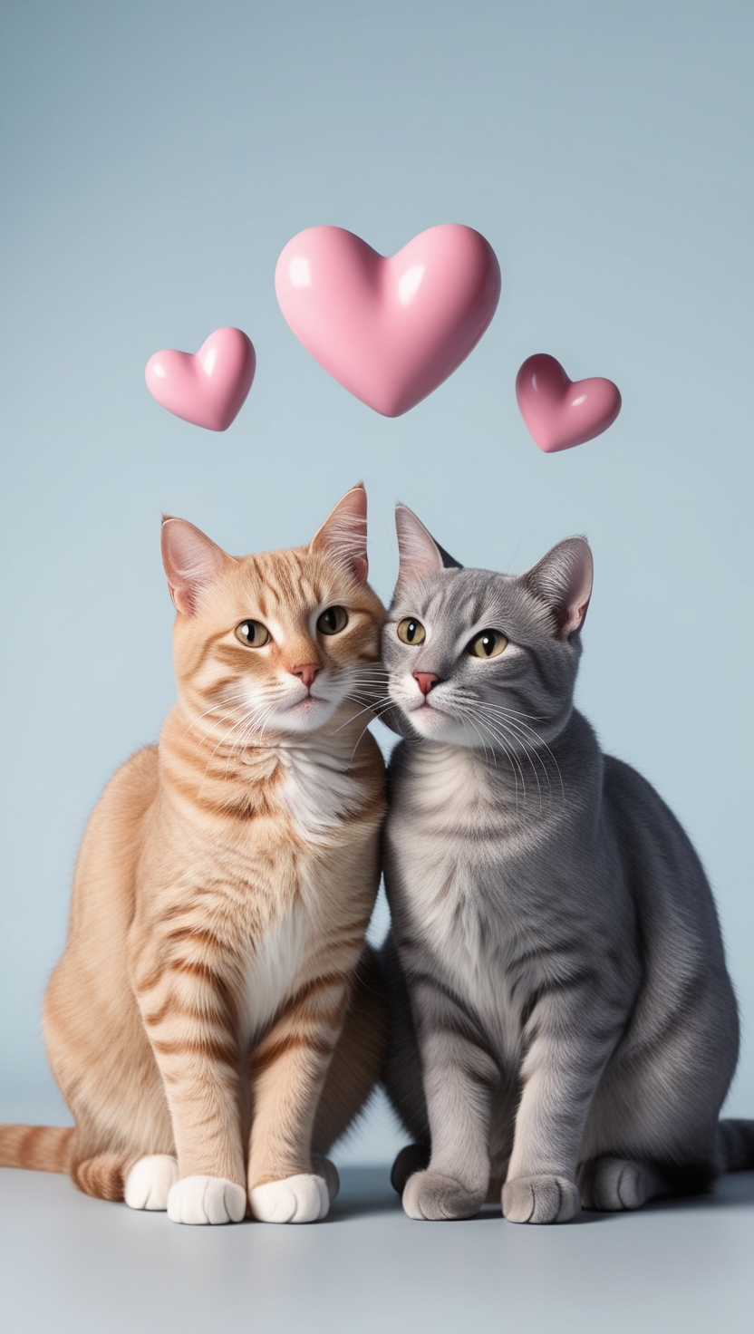 Two Cats Together Wallpapers - Wallpaper Cave