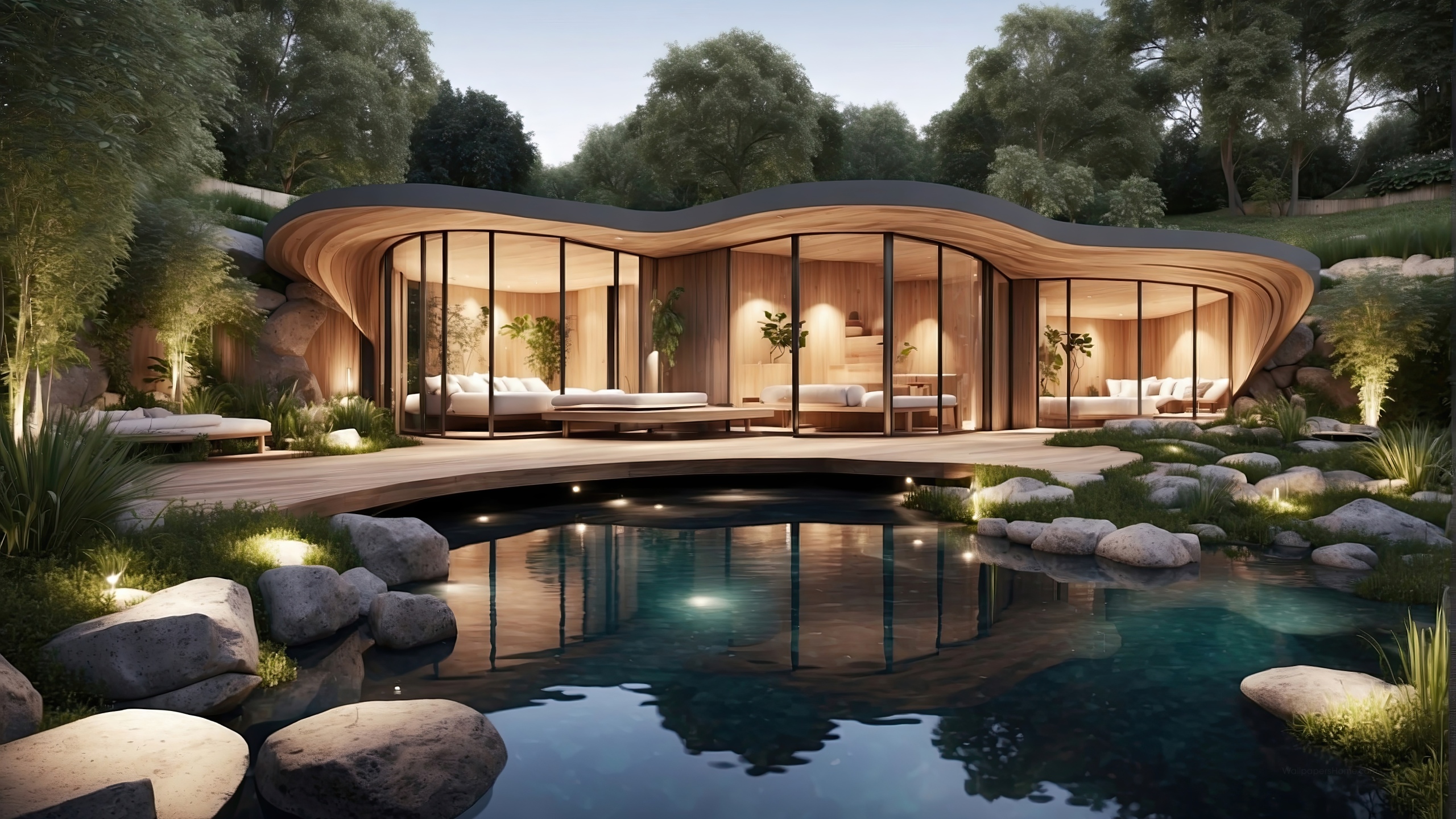 Modern Villa Wallpapers - Wallpaper Cave