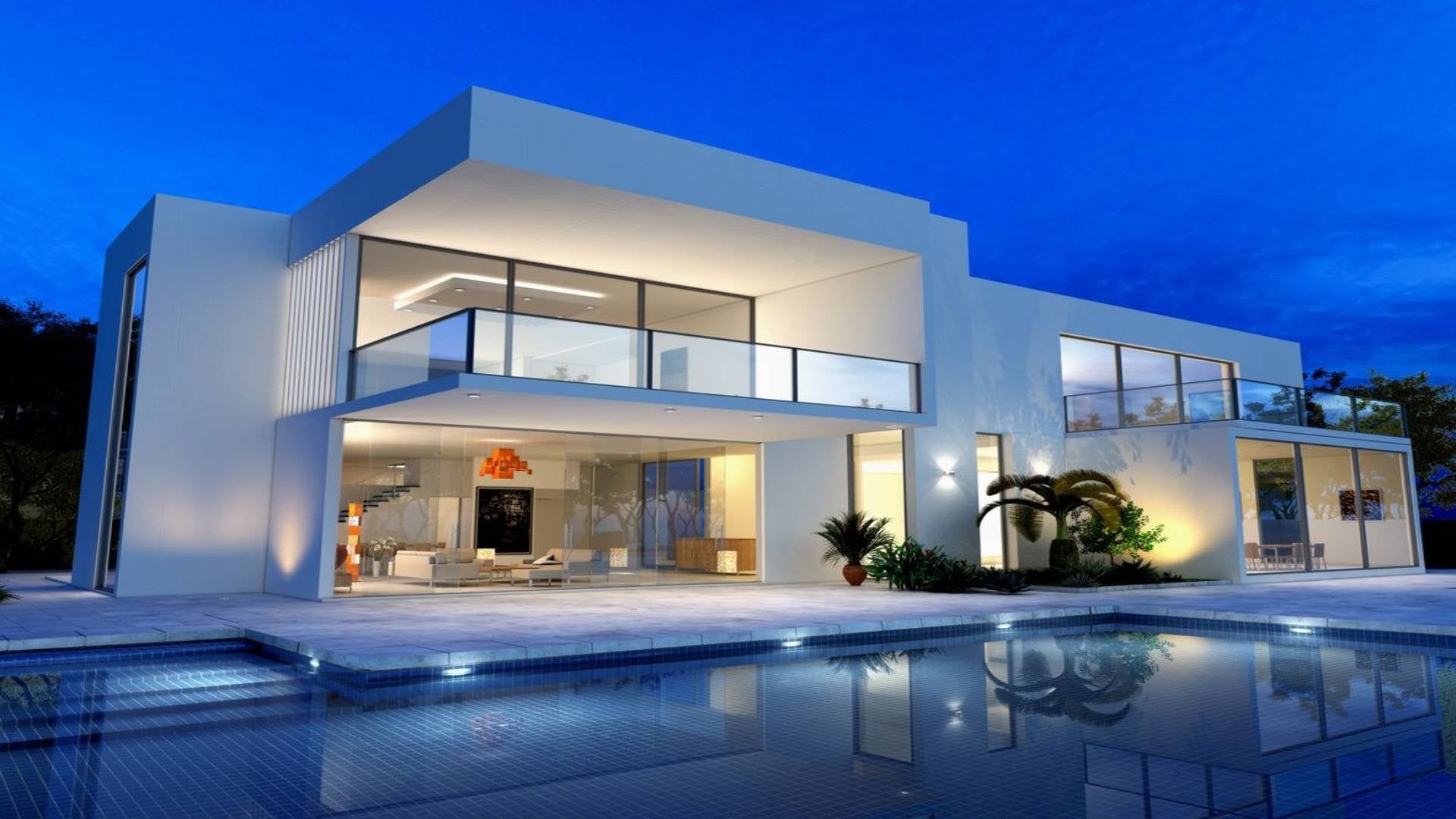Modern Villa Wallpapers - Wallpaper Cave