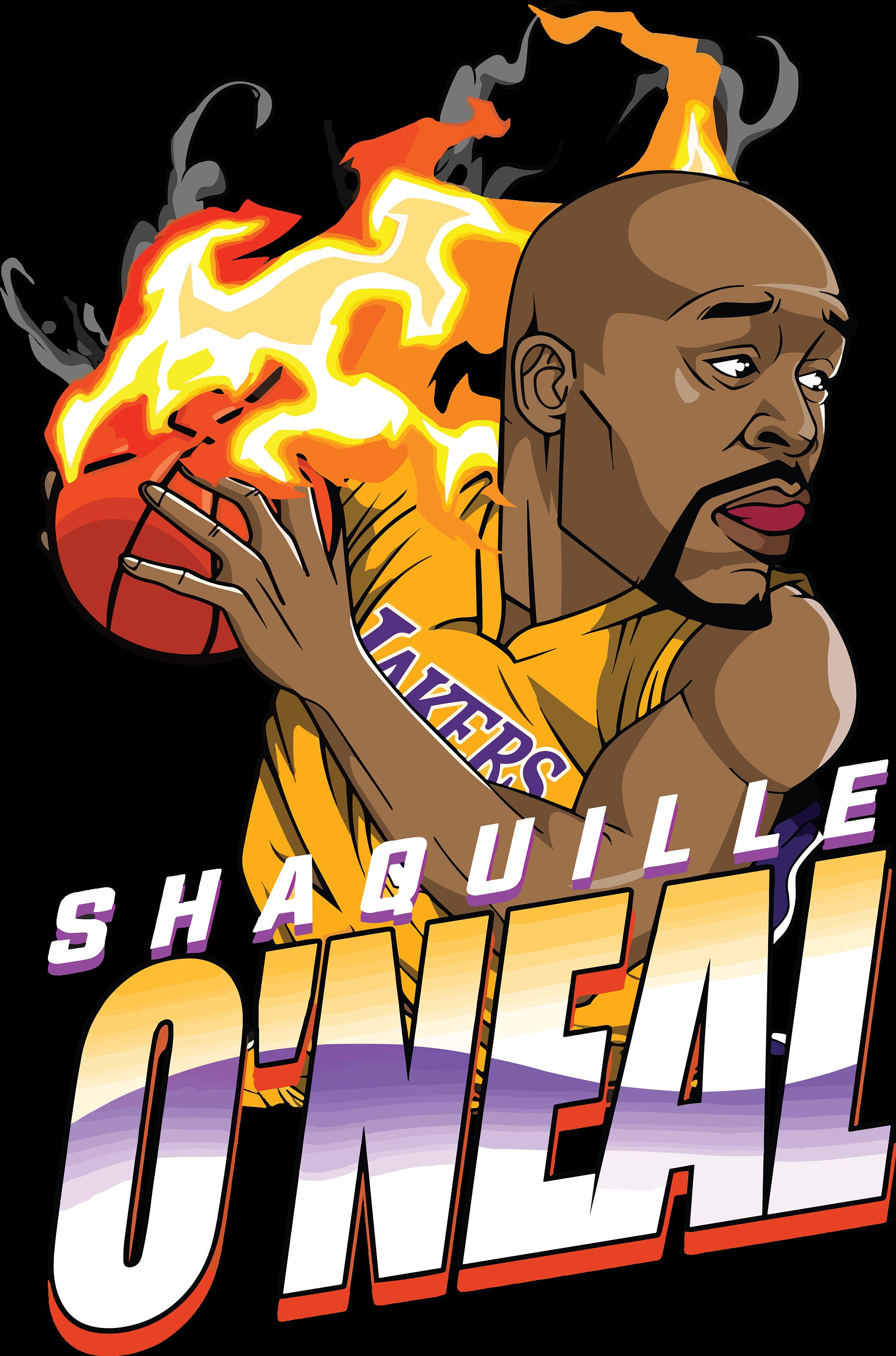 Shaq Cartoon Wallpapers - Wallpaper Cave