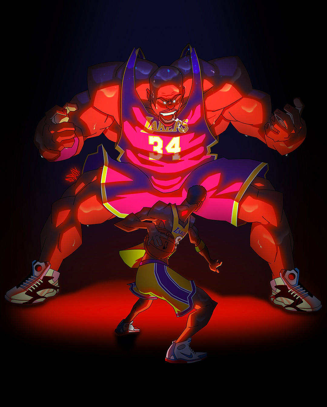 Shaq Cartoon Wallpapers - Wallpaper Cave