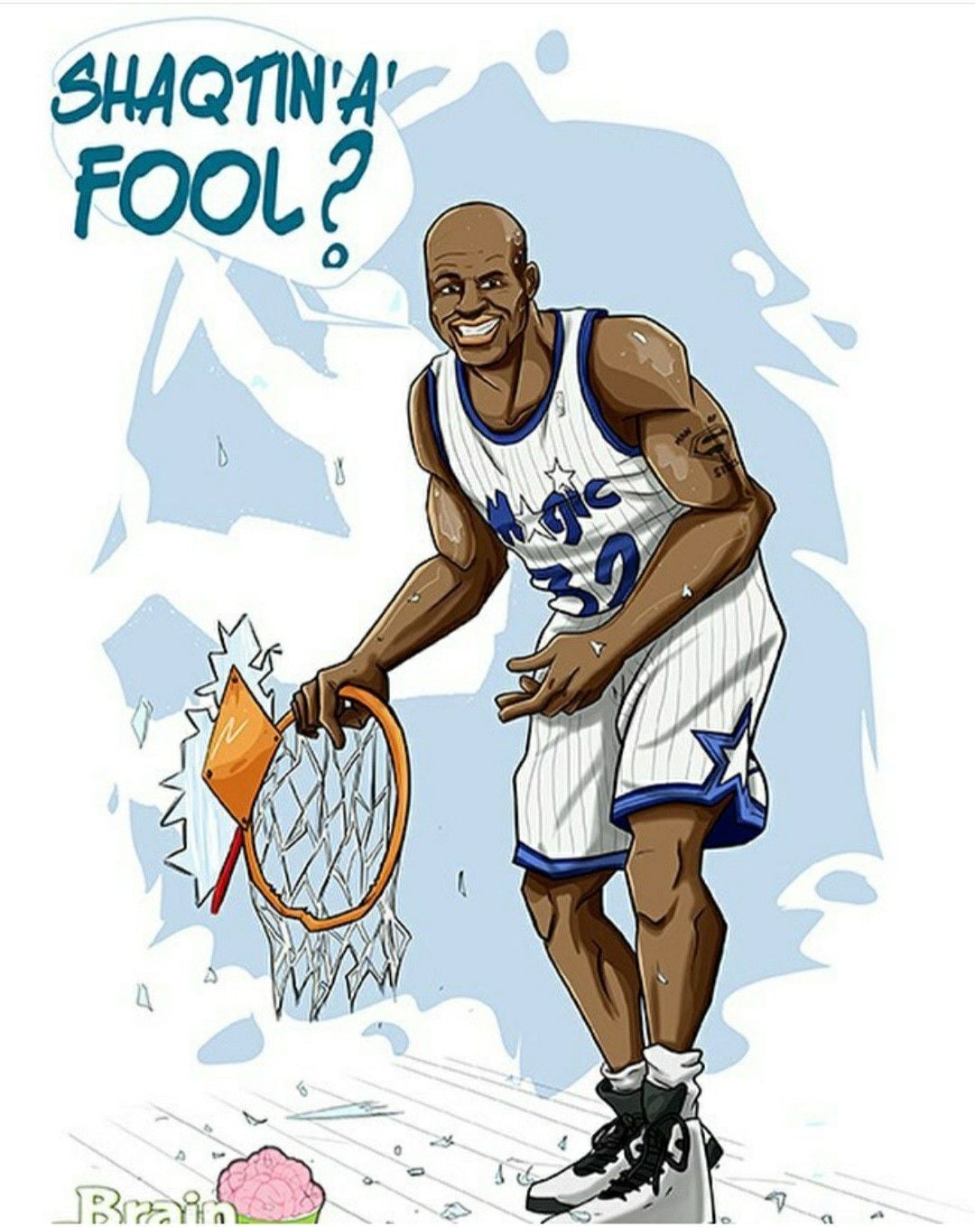 Shaq Cartoon Wallpapers - Wallpaper Cave