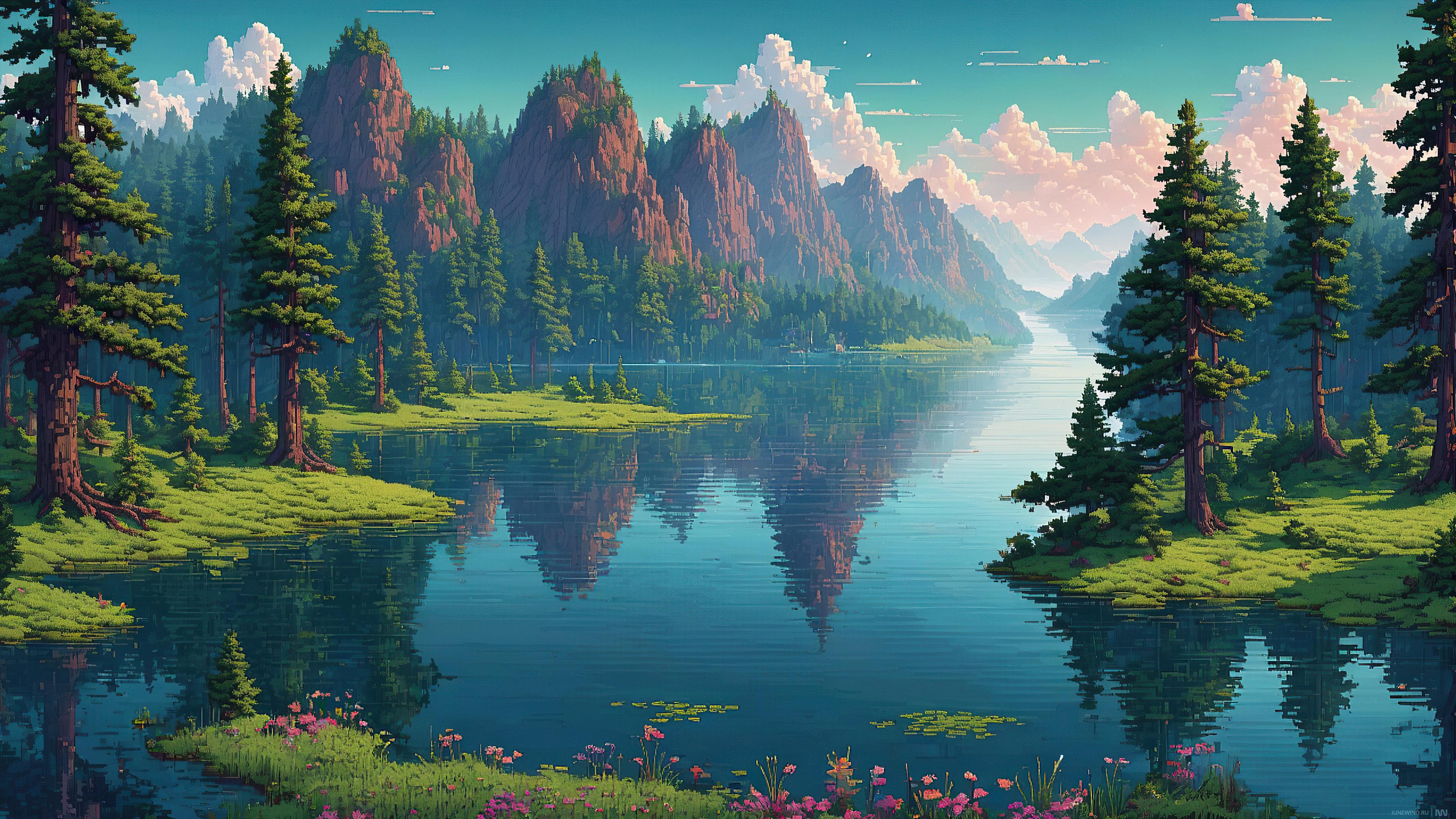 Pixel Art Nature Wallpapers - Wallpaper Cave