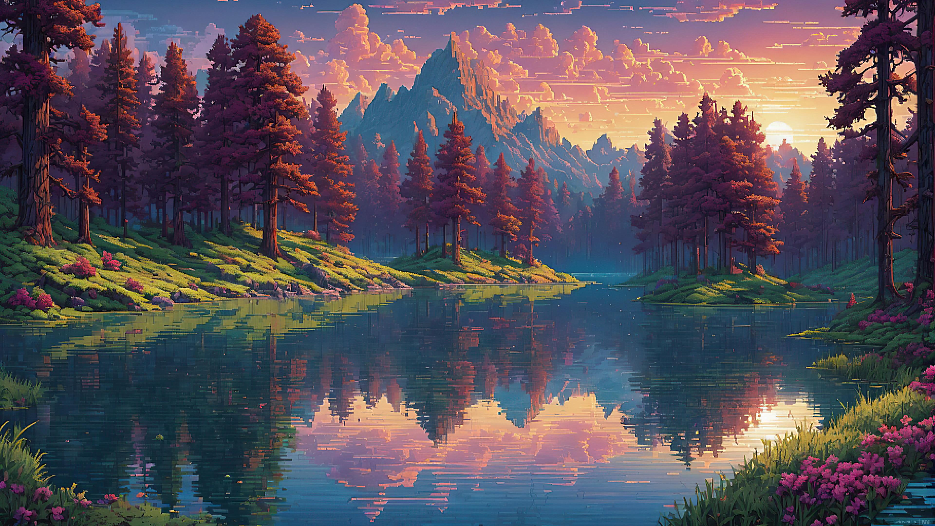 Pixel Art Nature Wallpapers - Wallpaper Cave
