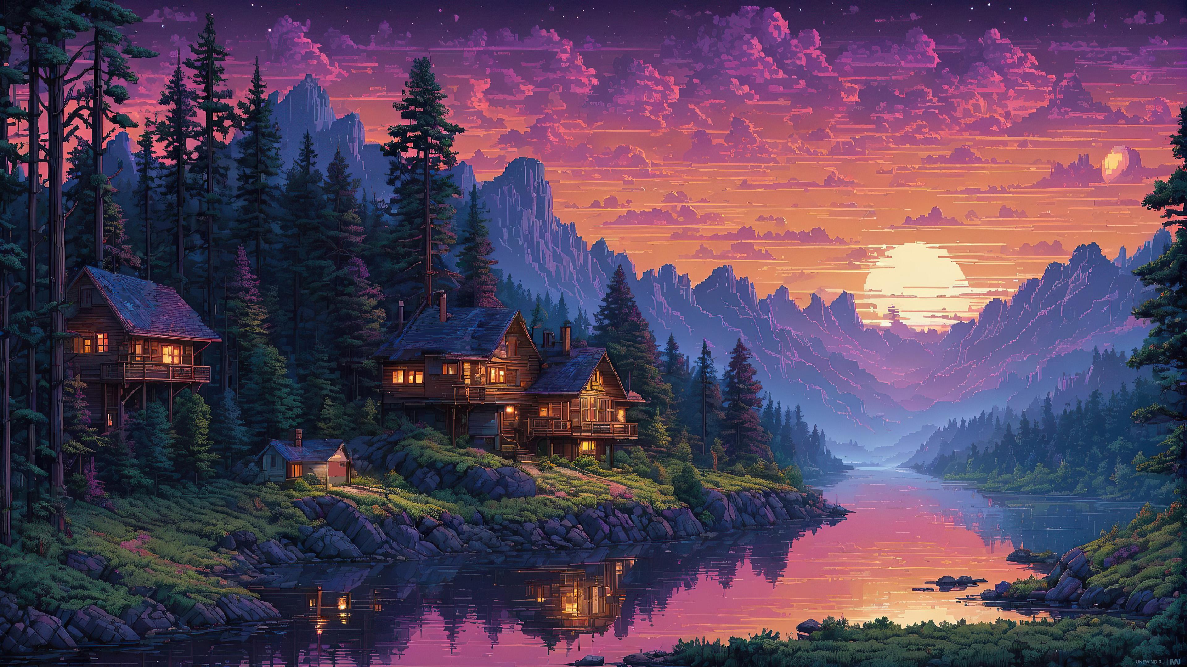 Pixel Art Nature Wallpapers - Wallpaper Cave