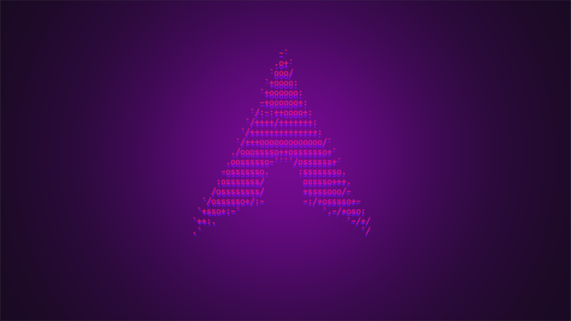 Purple Gnome Linux Wallpaper
