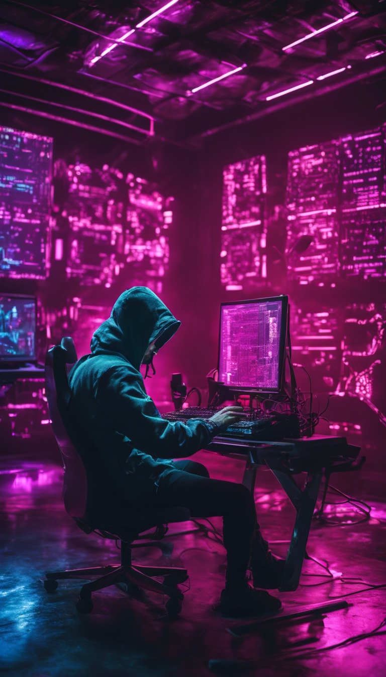 Purple Hacker Wallpapers - Wallpaper Cave