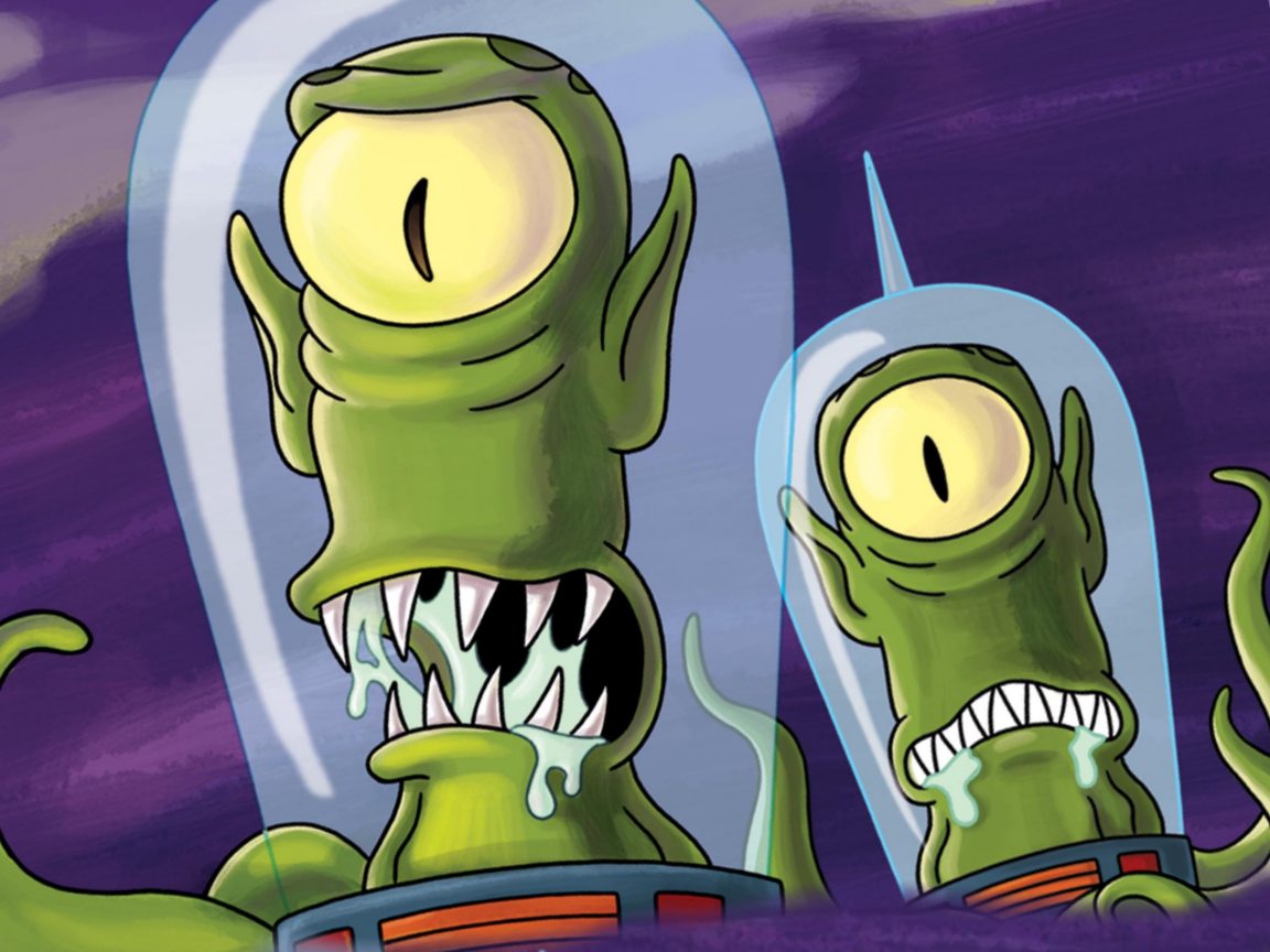 Aliens Simpsons Wallpapers - Wallpaper Cave