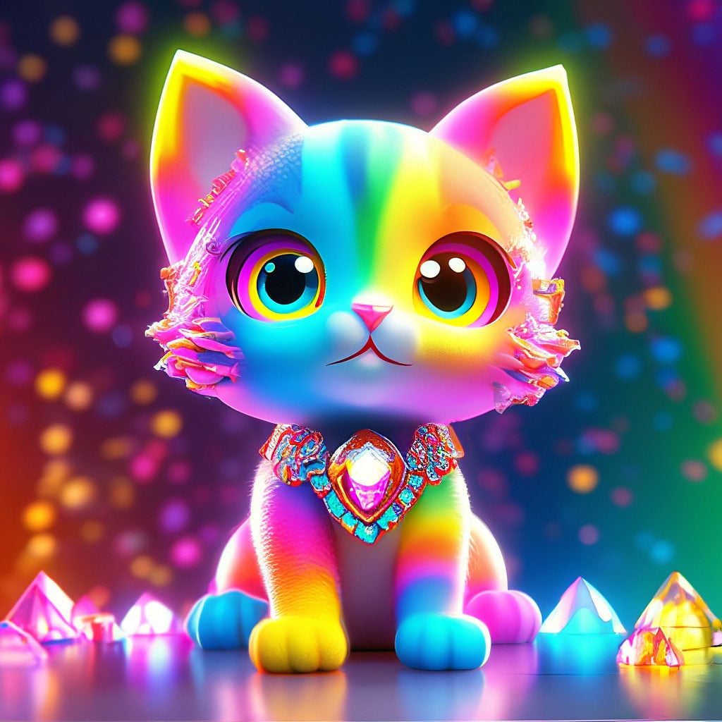 Cat And Rainbow Wallpapers - Wallpaper Cave