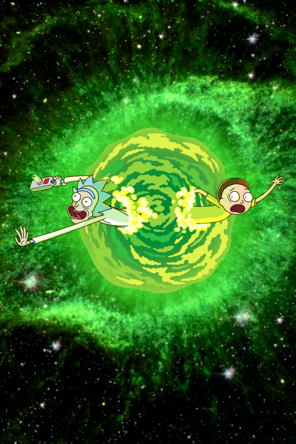 Rick And Morty Portal Scene Wallpapers - Wallpaper Cave