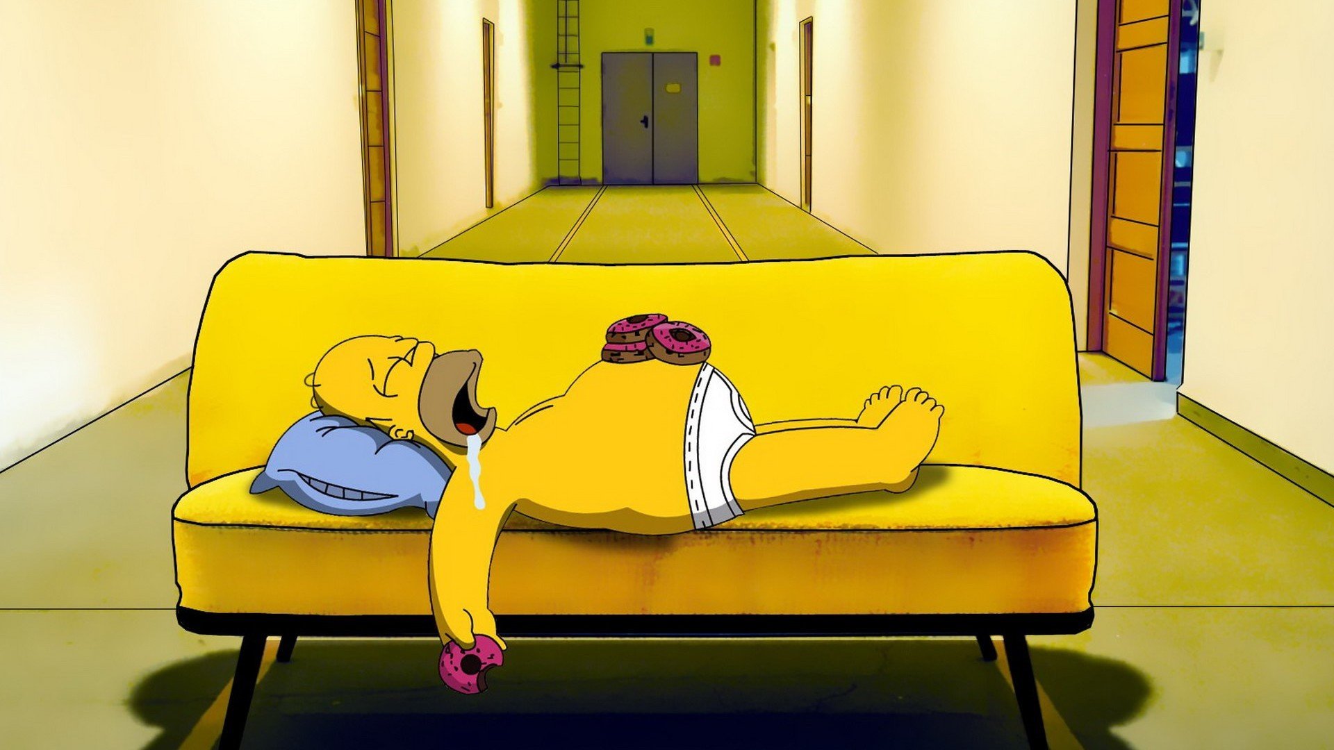 The Simpsons Couch Wallpapers - Wallpaper Cave