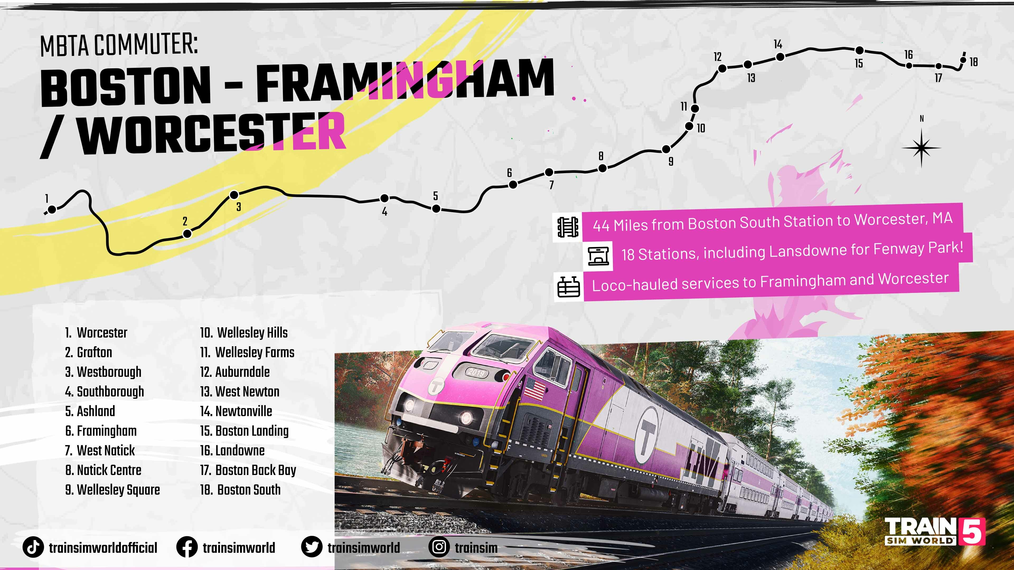 Train Sim World® 5: MBTA Commuter: Boston - Worcester - Wallpaper Cave