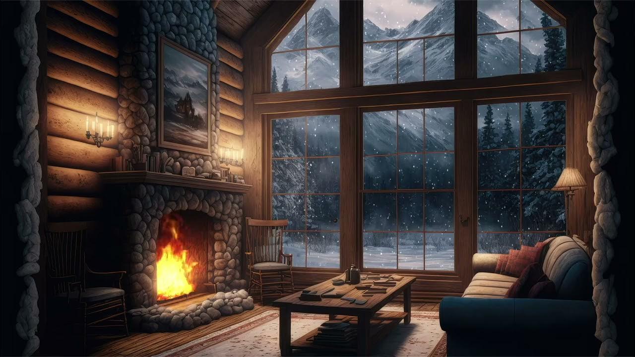 Cabin Fireplace Wallpapers - Wallpaper Cave